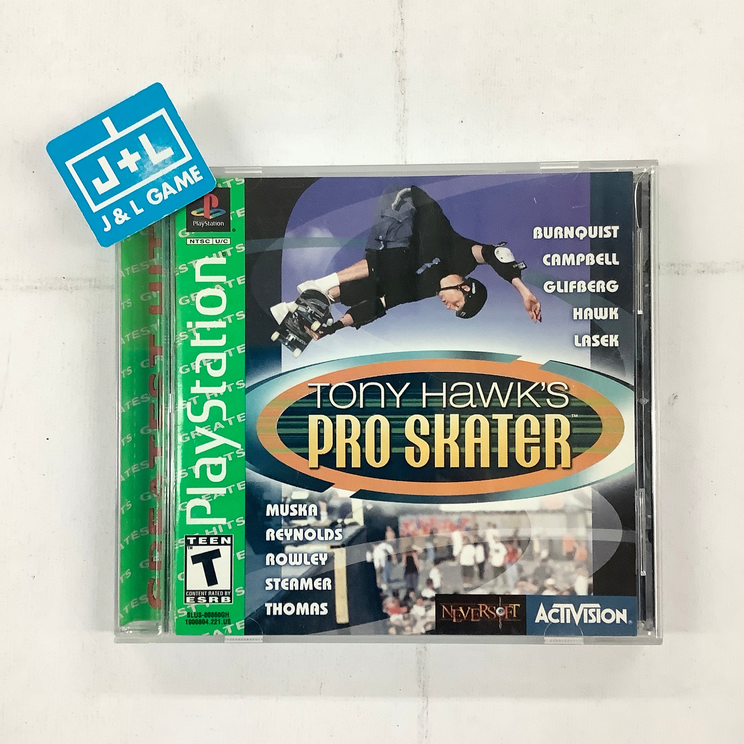 Tony Hawk's Pro Skater (Greatest Hits) - (PS1) PlayStation 1 [Pre-Owne ...