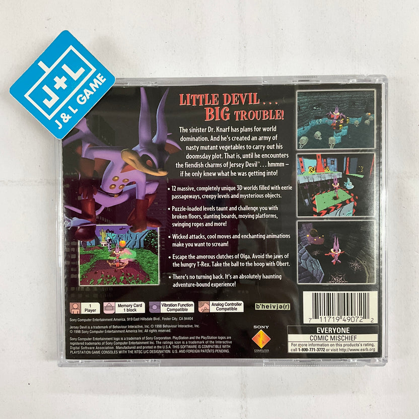 Jersey Devil - (PS1) PlayStation 1 [Pre-Owned] | J&L Game