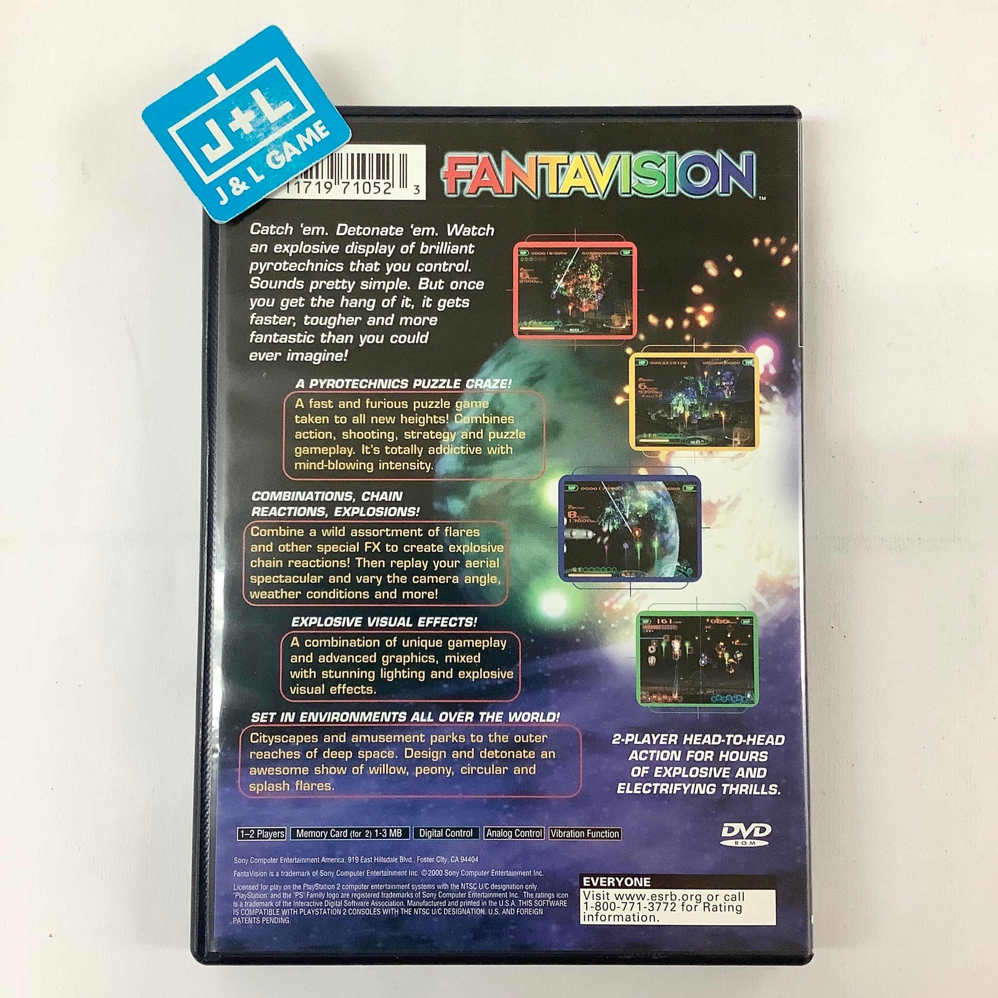 Fantavision - (PS2) PlayStation 2 [Pre-Owned] – J&L Video Games New ...