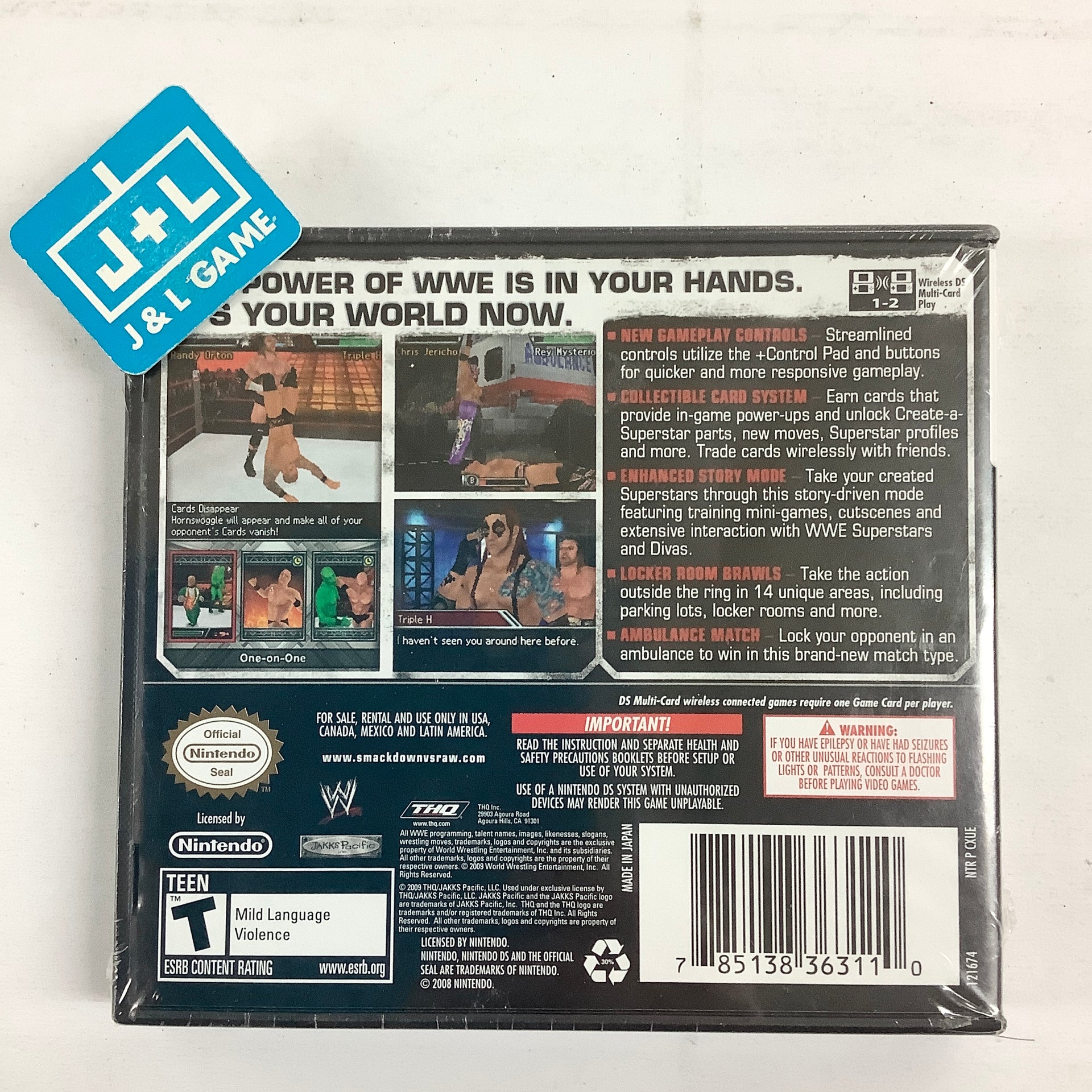 WWE SmackDown vs. Raw 2010 - (NDS) Nintendo DS | J&L Game