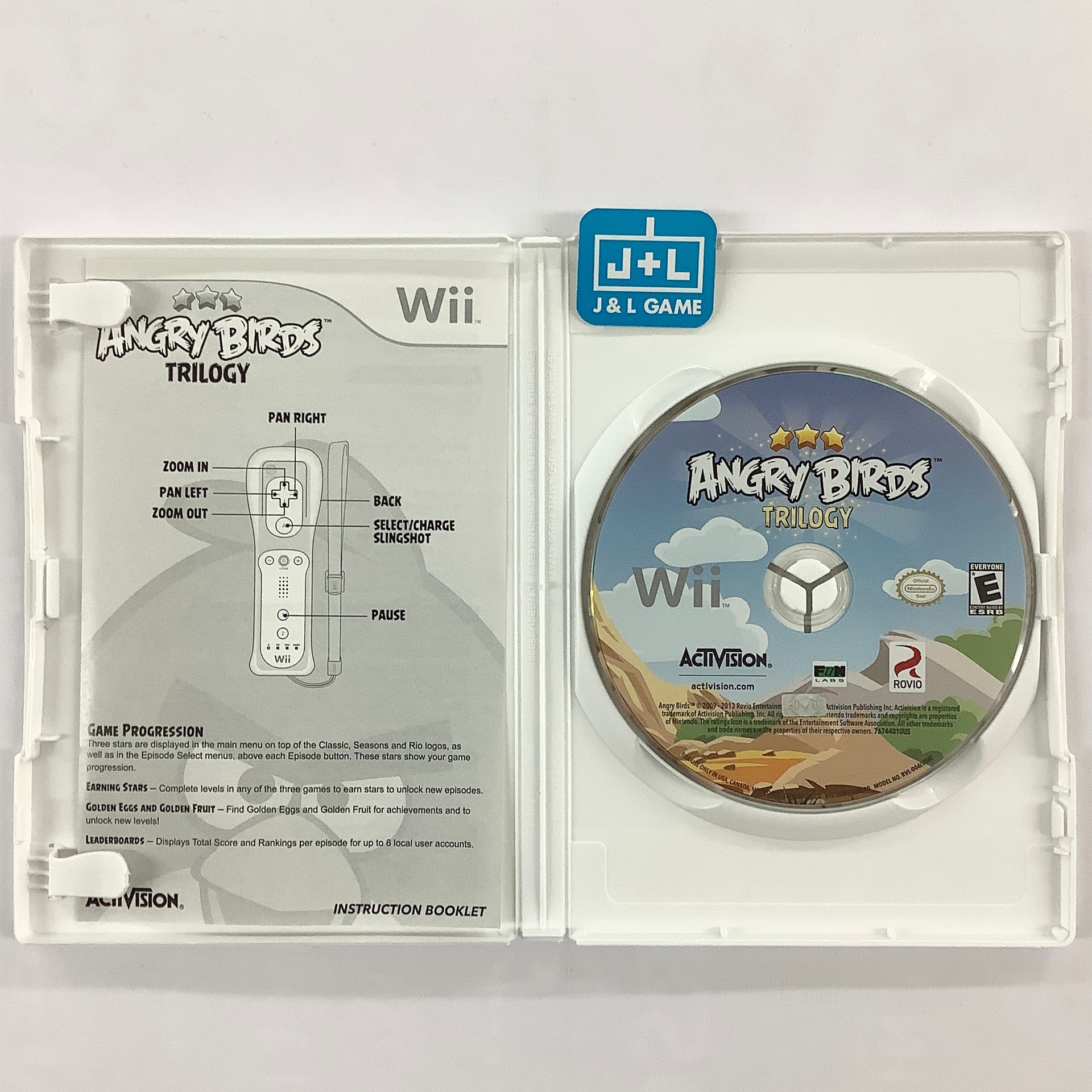 Angry Birds Trilogy - Nintendo Wii [Pre-Owned] | J&L Game