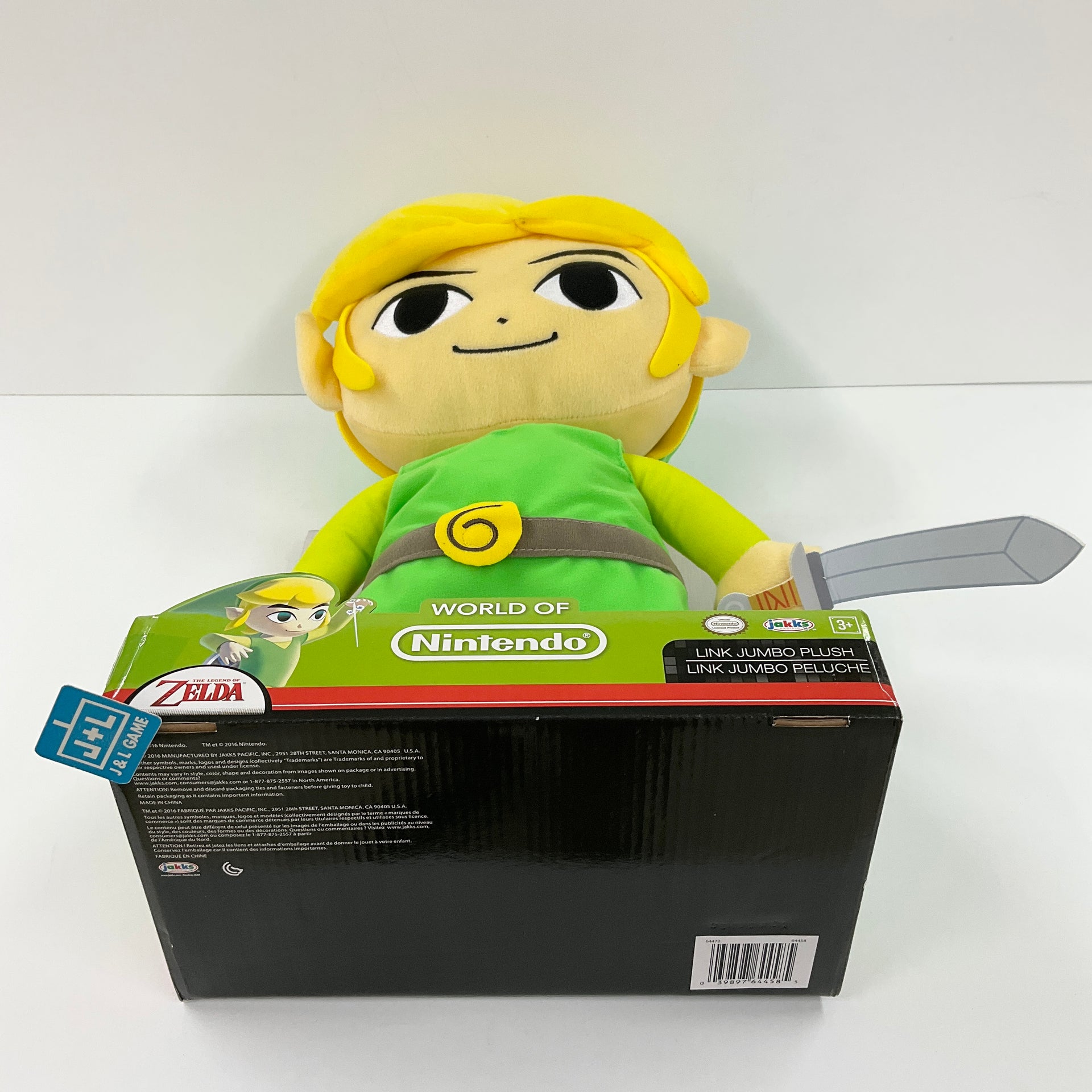 World of Nintendo Jumbo Plush (Link) - Toys | J&L Game