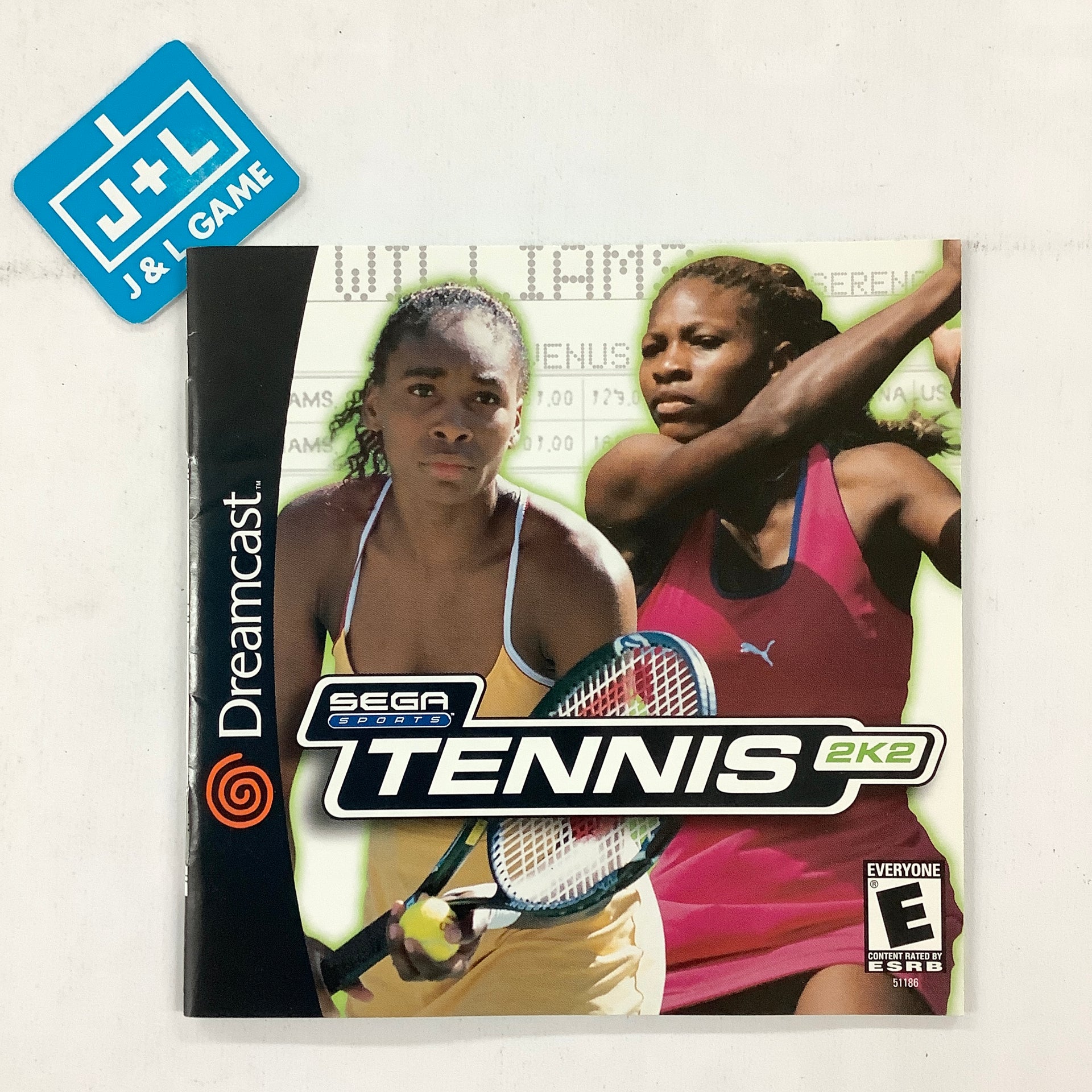 Tennis 2K2 - (DC) SEGA Dreamcast [Pre-Owned] | J&L Game