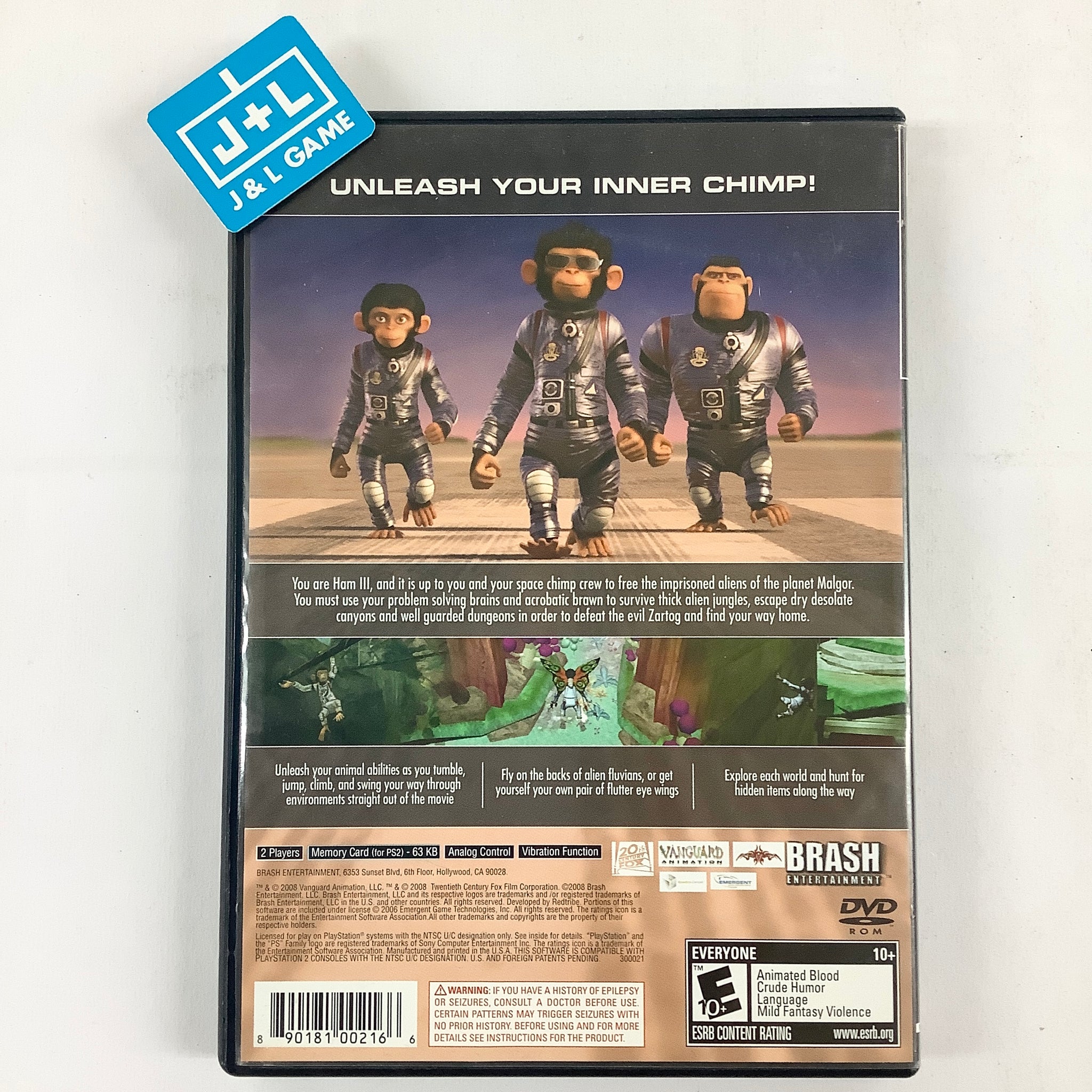 Space Chimps - (PS2) PlayStation 2 [Pre-Owned] – J&L Video Games New ...