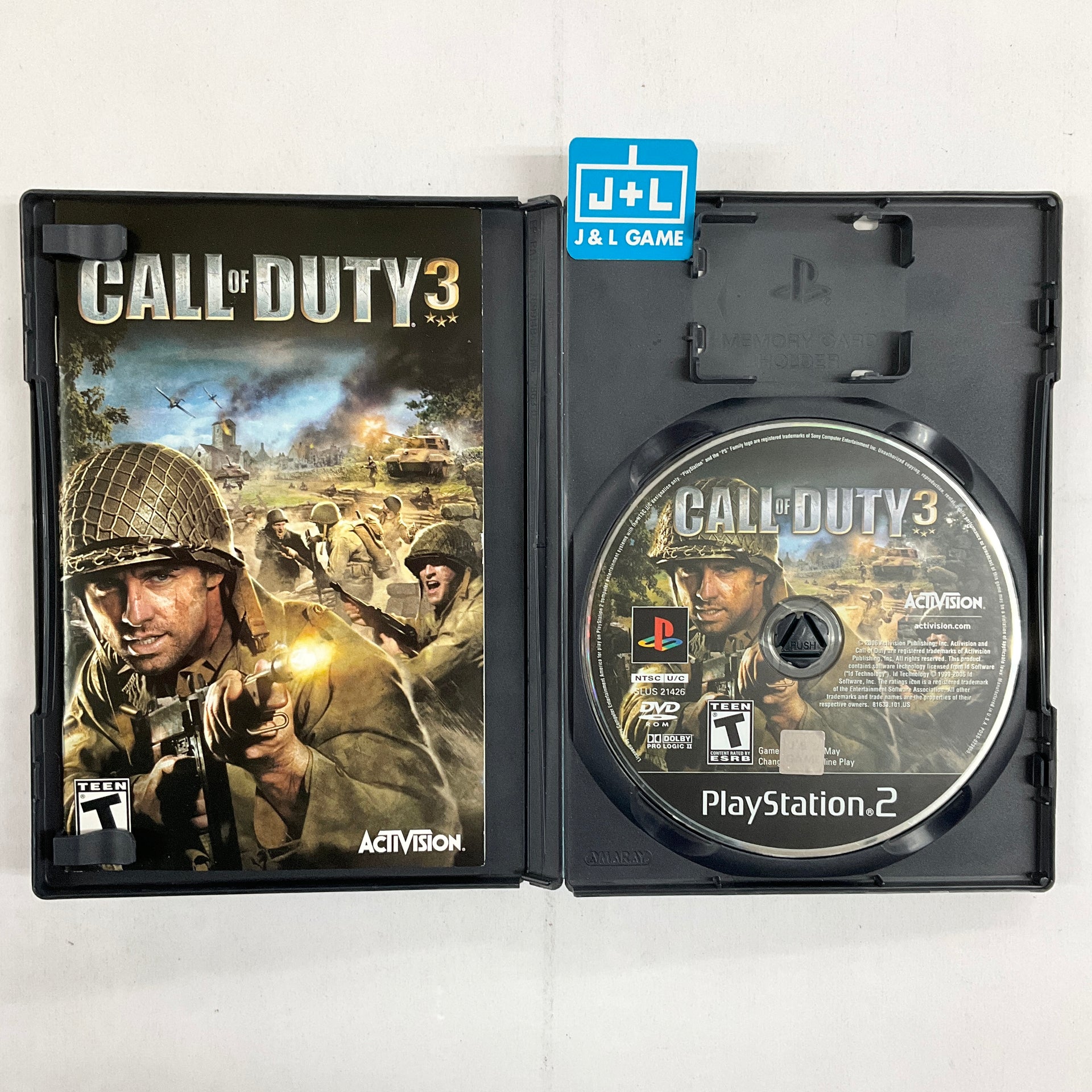 Call of Duty 3 - (PS2) PlayStation 2 [Pre-Owned] | J&L Game