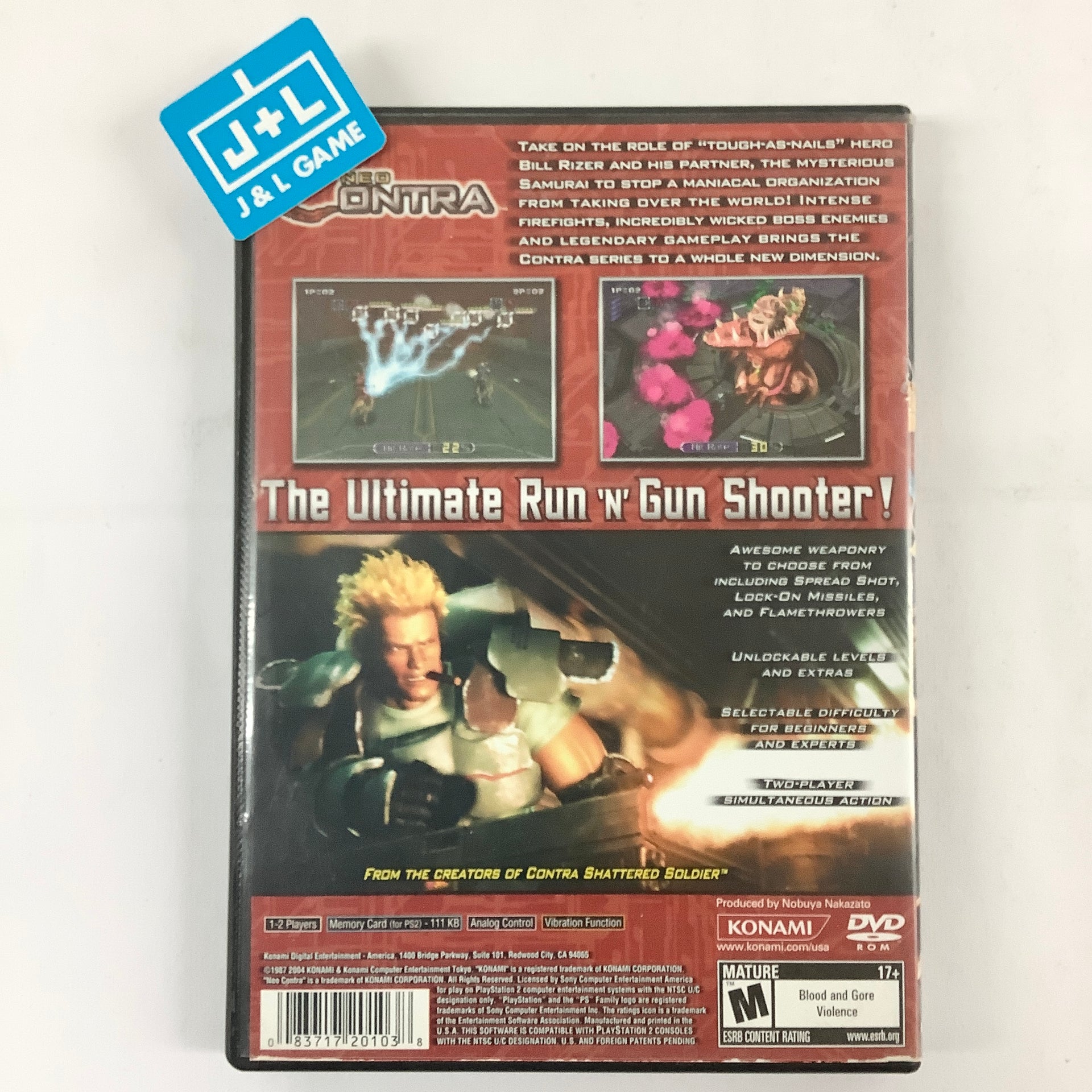 Neo Contra - (PS2) PlayStation 2 [Pre-Owned] | J&L Game