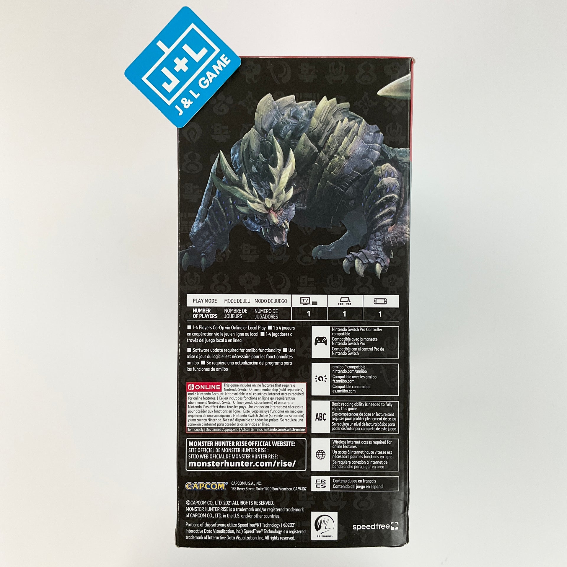 Nintendo Switch Monster Hunter Rise Deluxe Edition System - Nintendo S ...