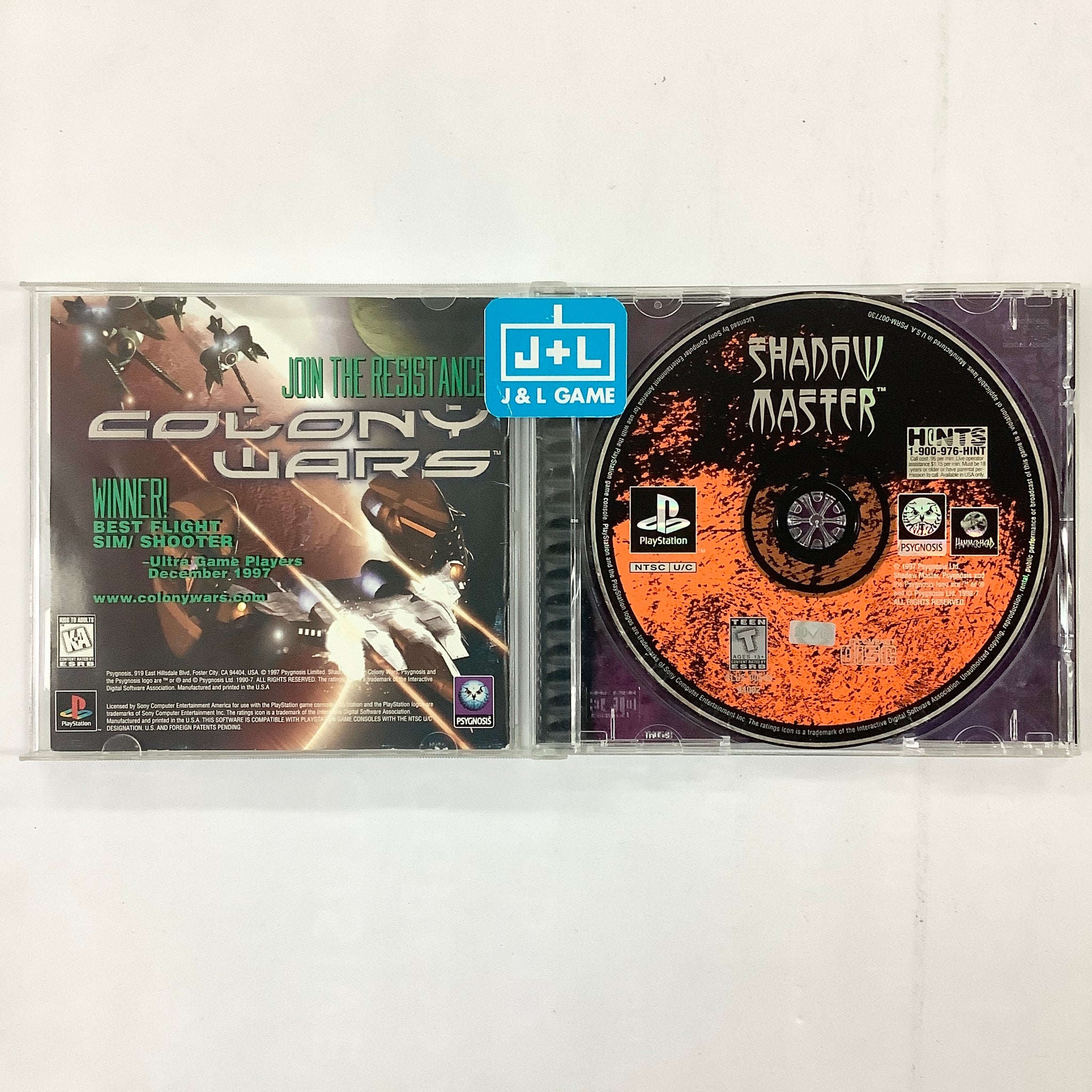 Shadow Master - (PS1) PlayStation 1 [Pre-Owned] – J&L Video Games New ...