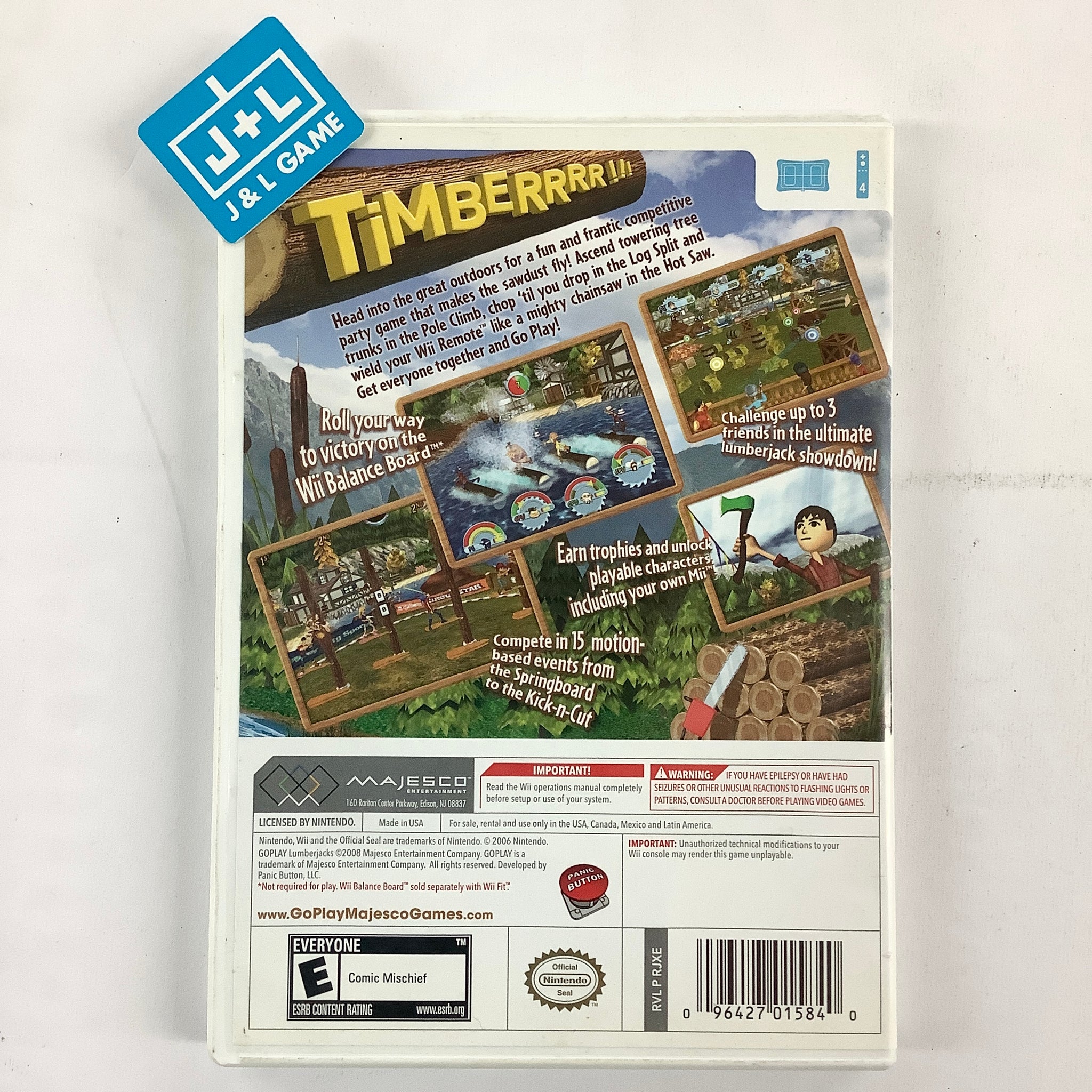 Go Play Lumberjacks - Nintendo Wii [Pre-Owned] – J&L Video Games New ...
