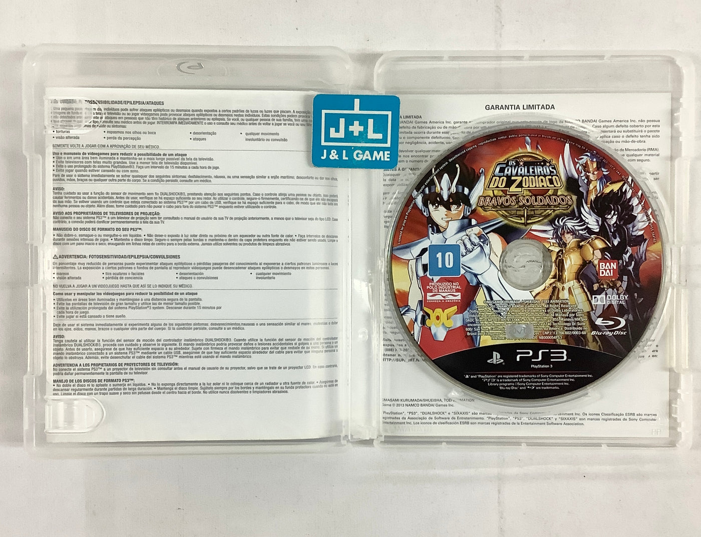 Saint Seiya: Brave Soldiers (Spanish Cover) - (PS3) PlayStation 3 [Pre ...