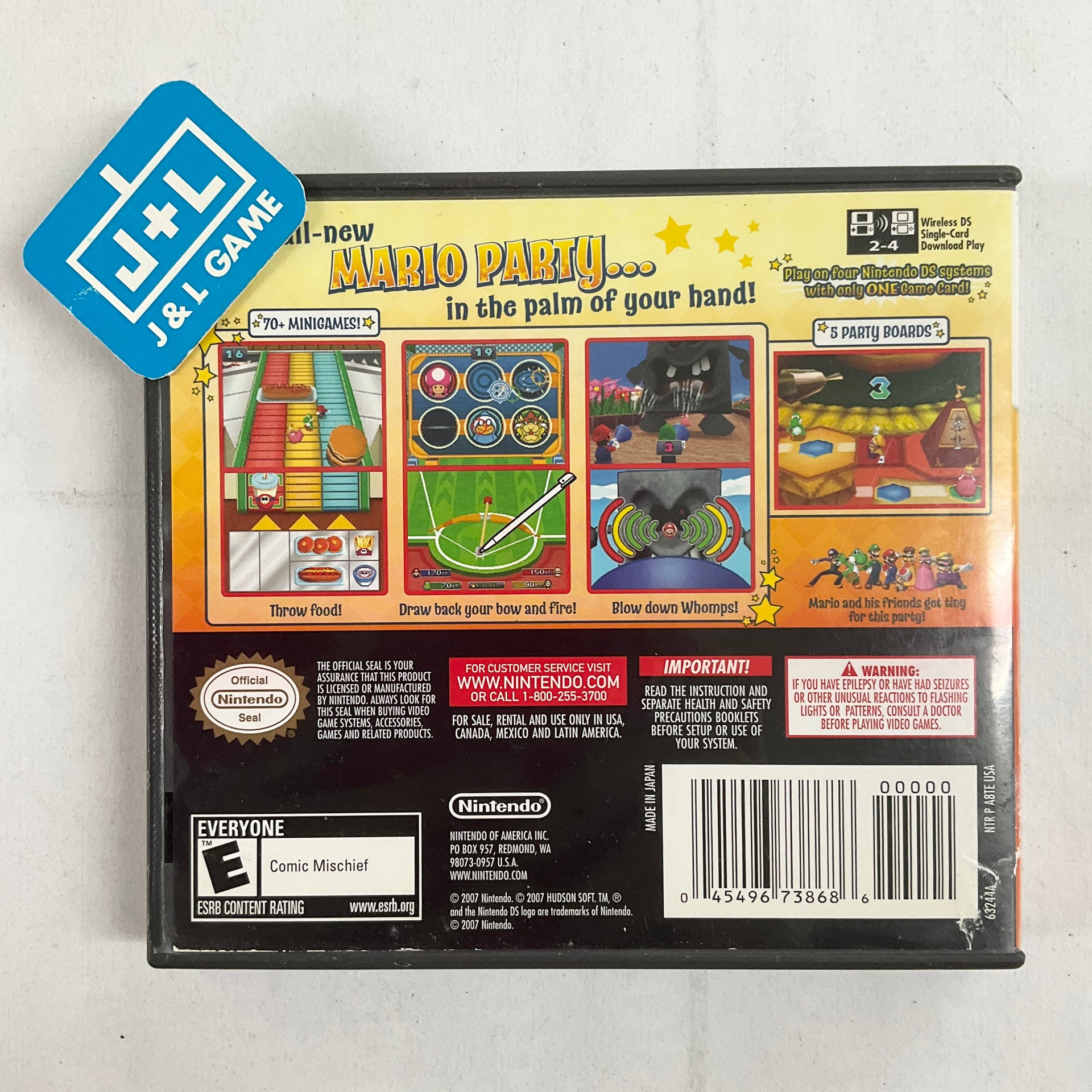 Mario Party DS - (NDS) Nintendo DS [Pre-Owned] | J&L Game