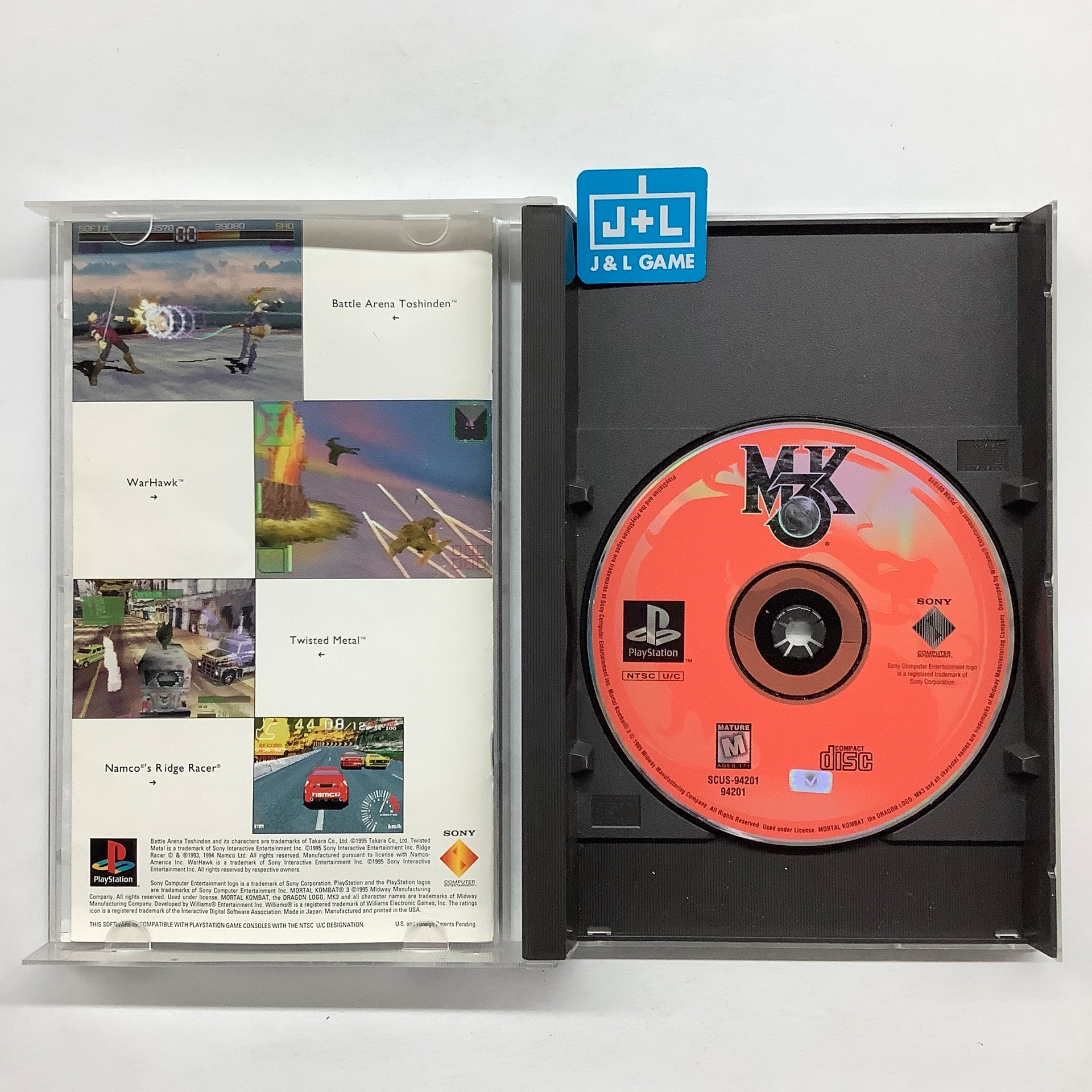 Mortal Kombat 3 (Long Box) - (PS1) PlayStation 1 [Pre-Owned] | J&L Game