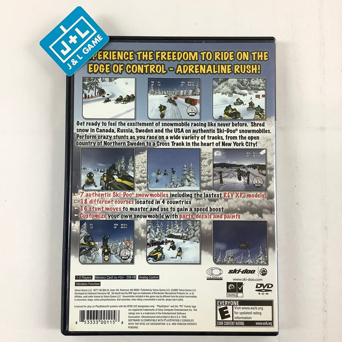 Ski-doo Snow X Racing - (PS2) PlayStation 2 [Pre-Owned] | J&L Game