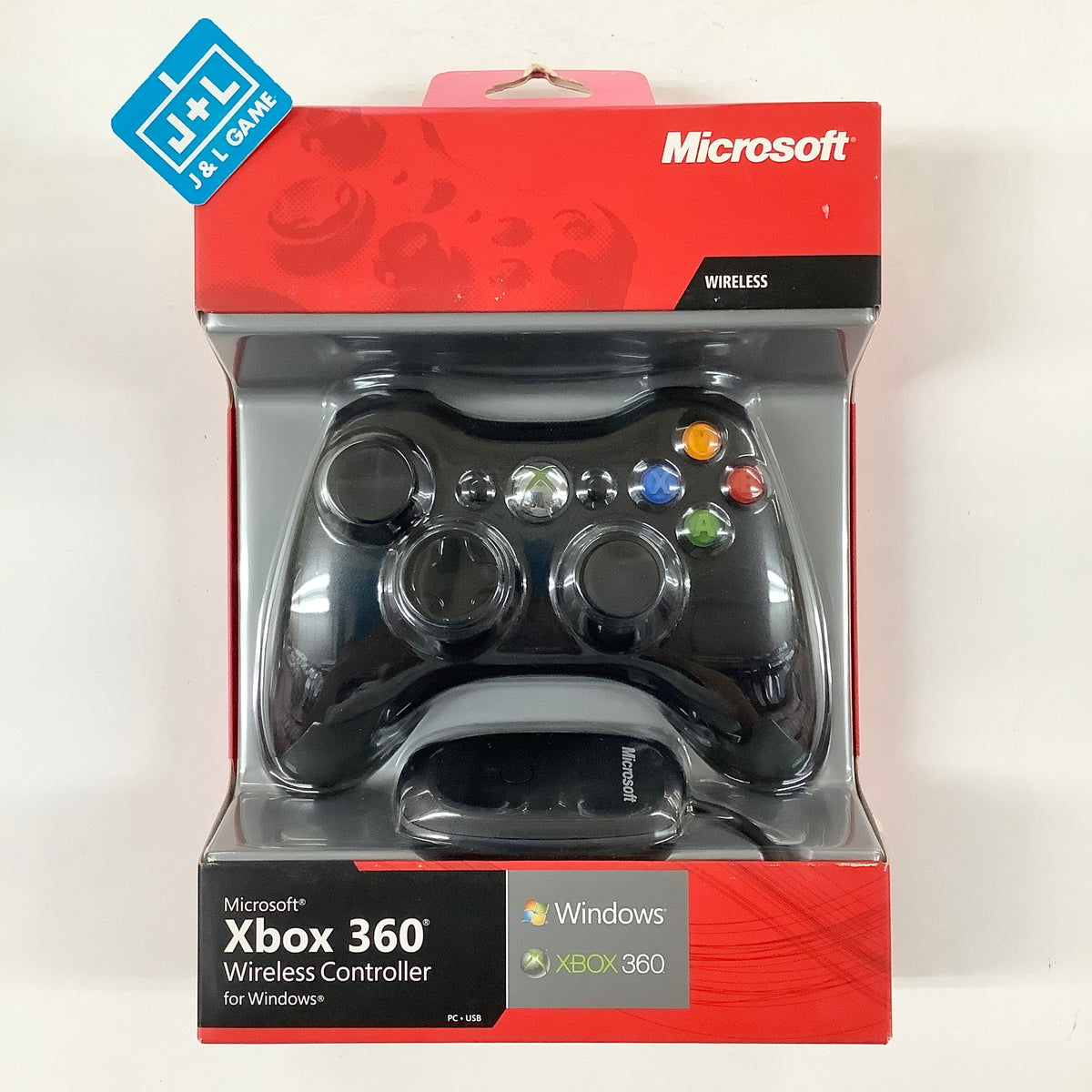 Xbox 360 Wireless Controller for Windows with Windows Wireless Receive ...