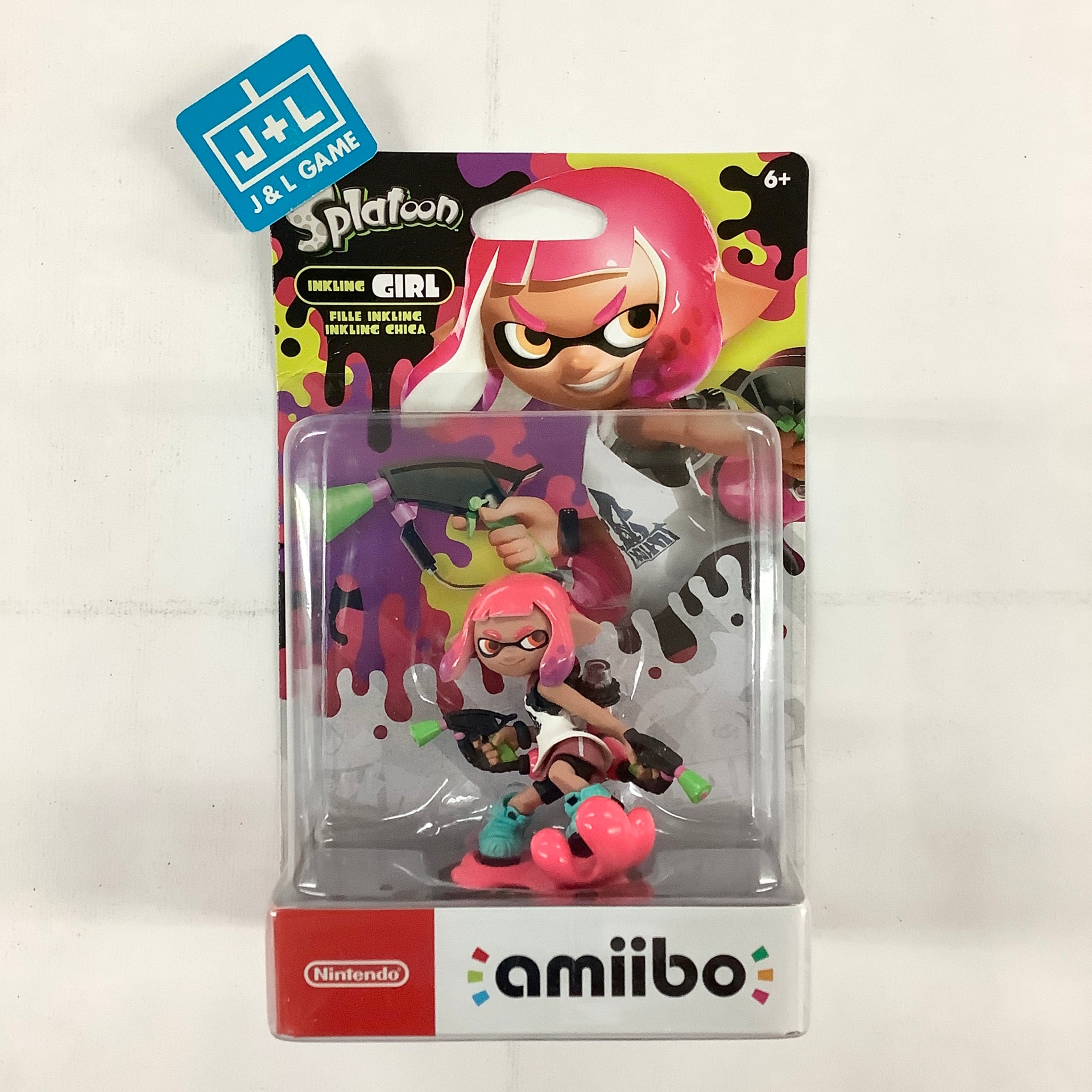 Inkling Girl (Neon Pink) (Splatoon series) - Nintendo Switch Amiibo | J&L Game