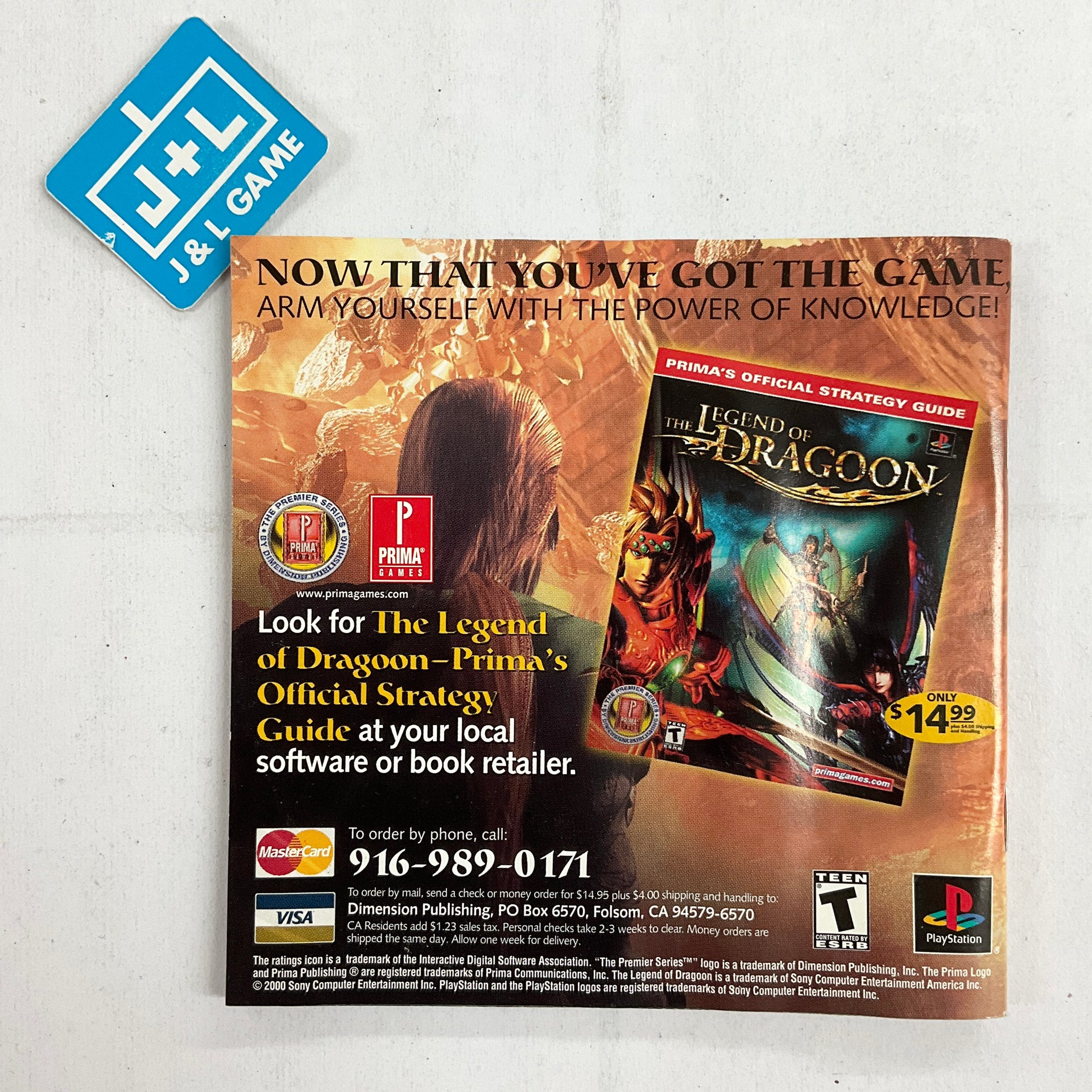 The Legend of Dragoon - (PS1) PlayStation 1 [Pre-Owned] | J&L Game