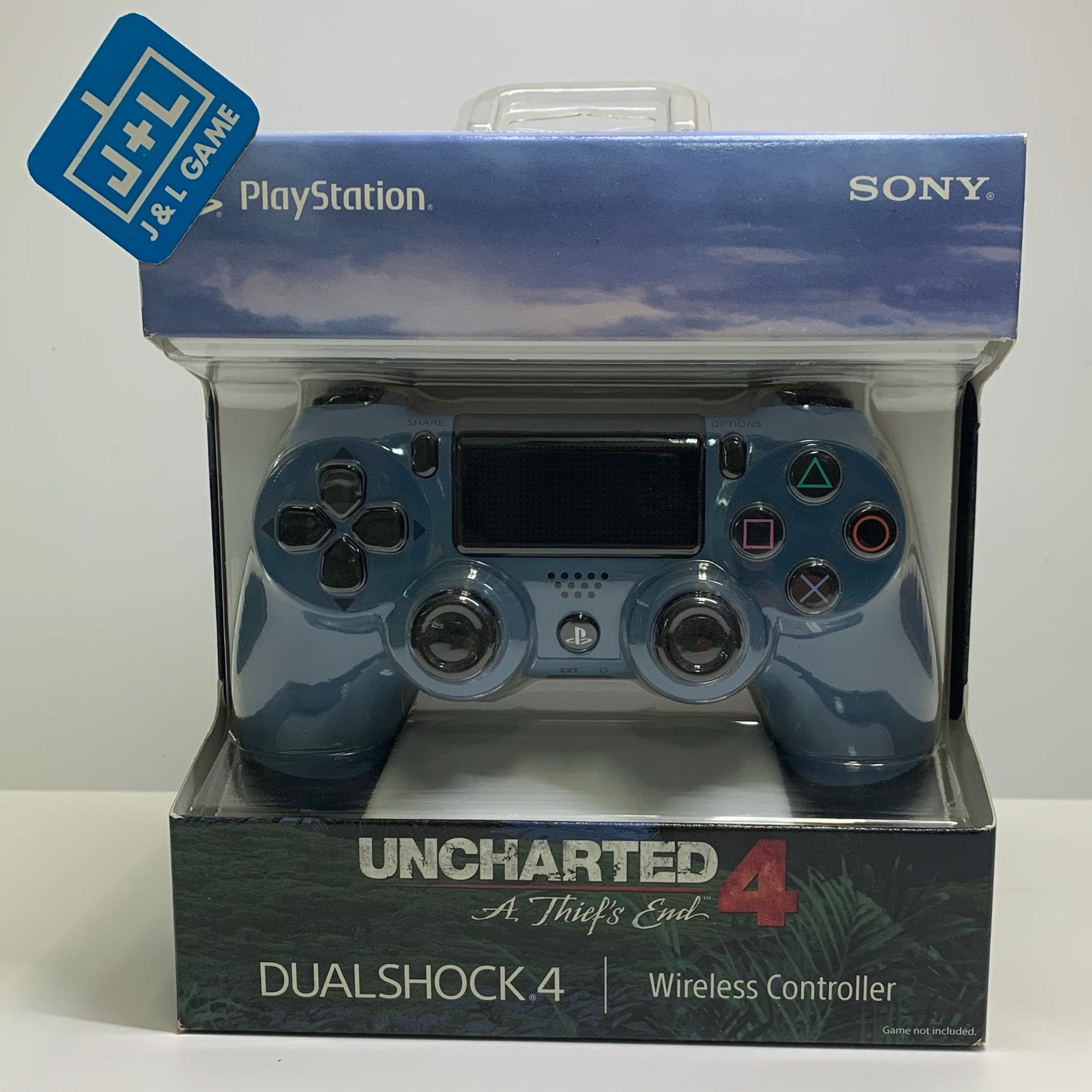 Sony DualShock 4 Wireless Controller Uncharted 4 Gray Blue PS4 P J L Game