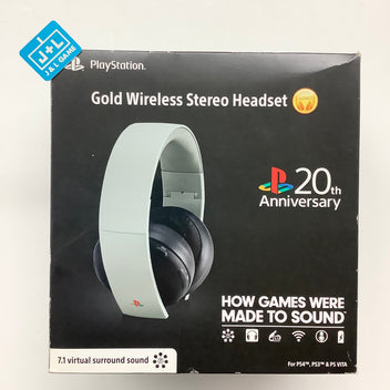 SONY PlayStation 4 Gold Wireless Stereo Headset (20th Anniversary Edit ...
