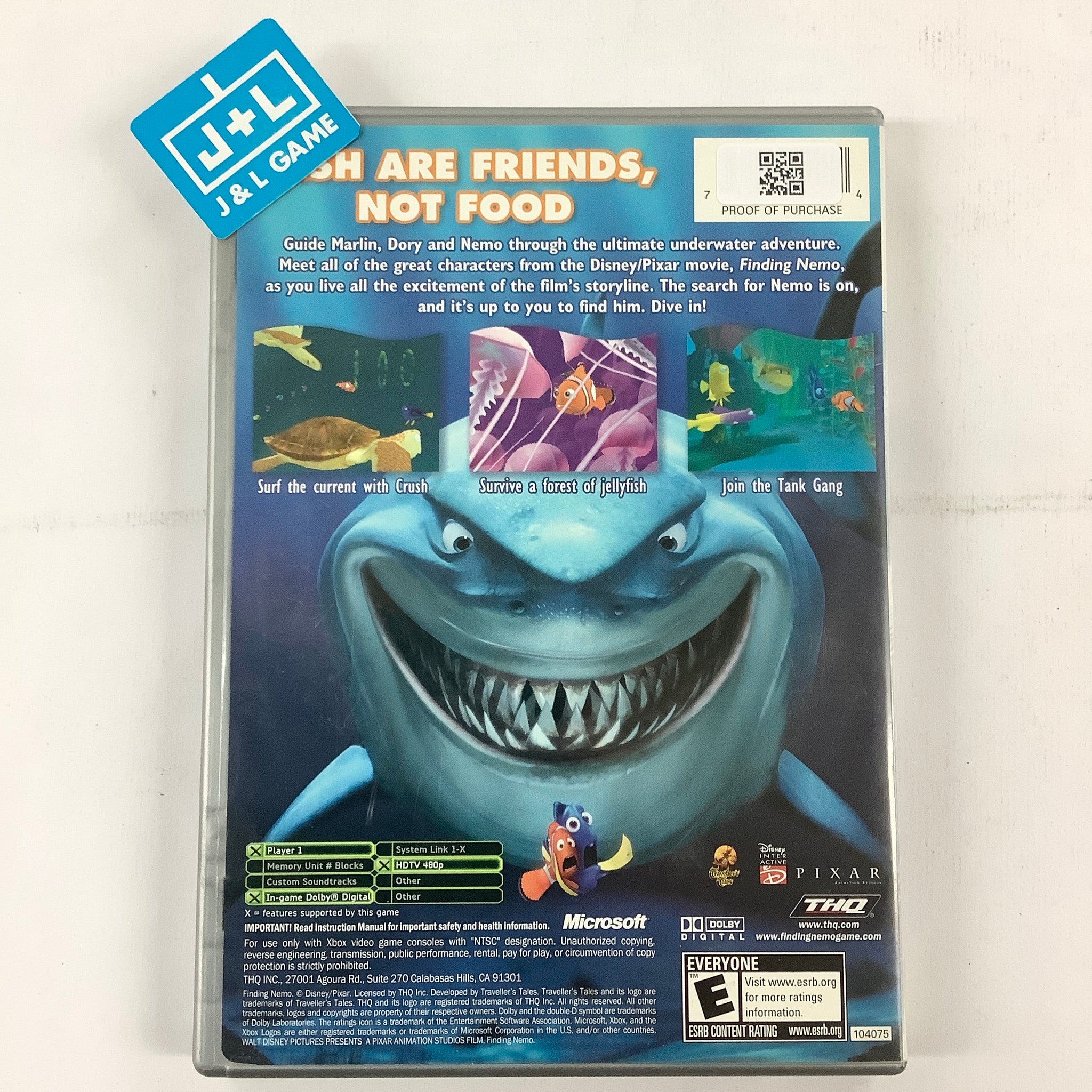 Finding Nemo (Platinum Family Hits) - (XB) Xbox [Pre-Owned] – J&L Video ...