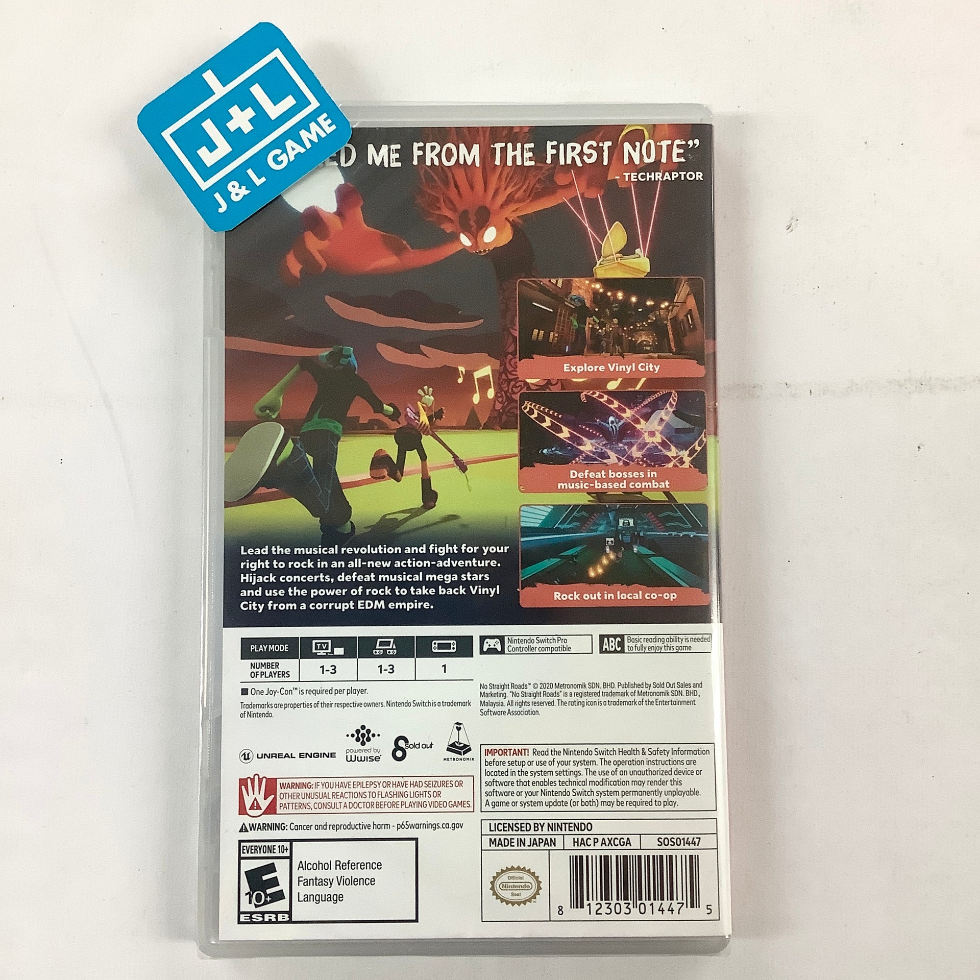 No Straight Roads - (NSW) Nintendo Switch | J&L Game