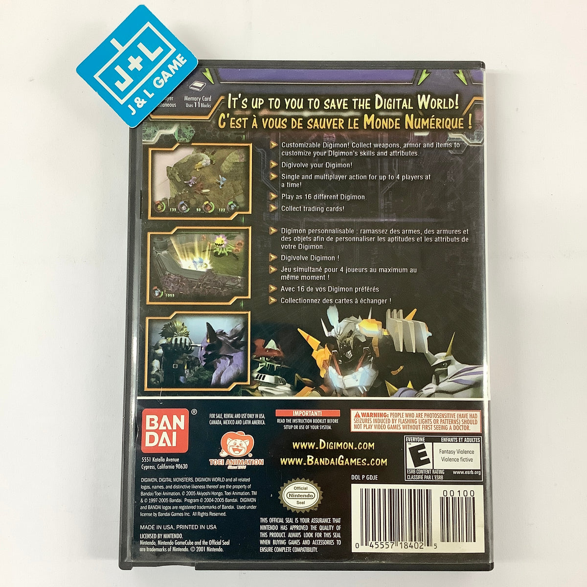 Digimon World 4 - (GC) GameCube [Pre-Owned] | J&L Game