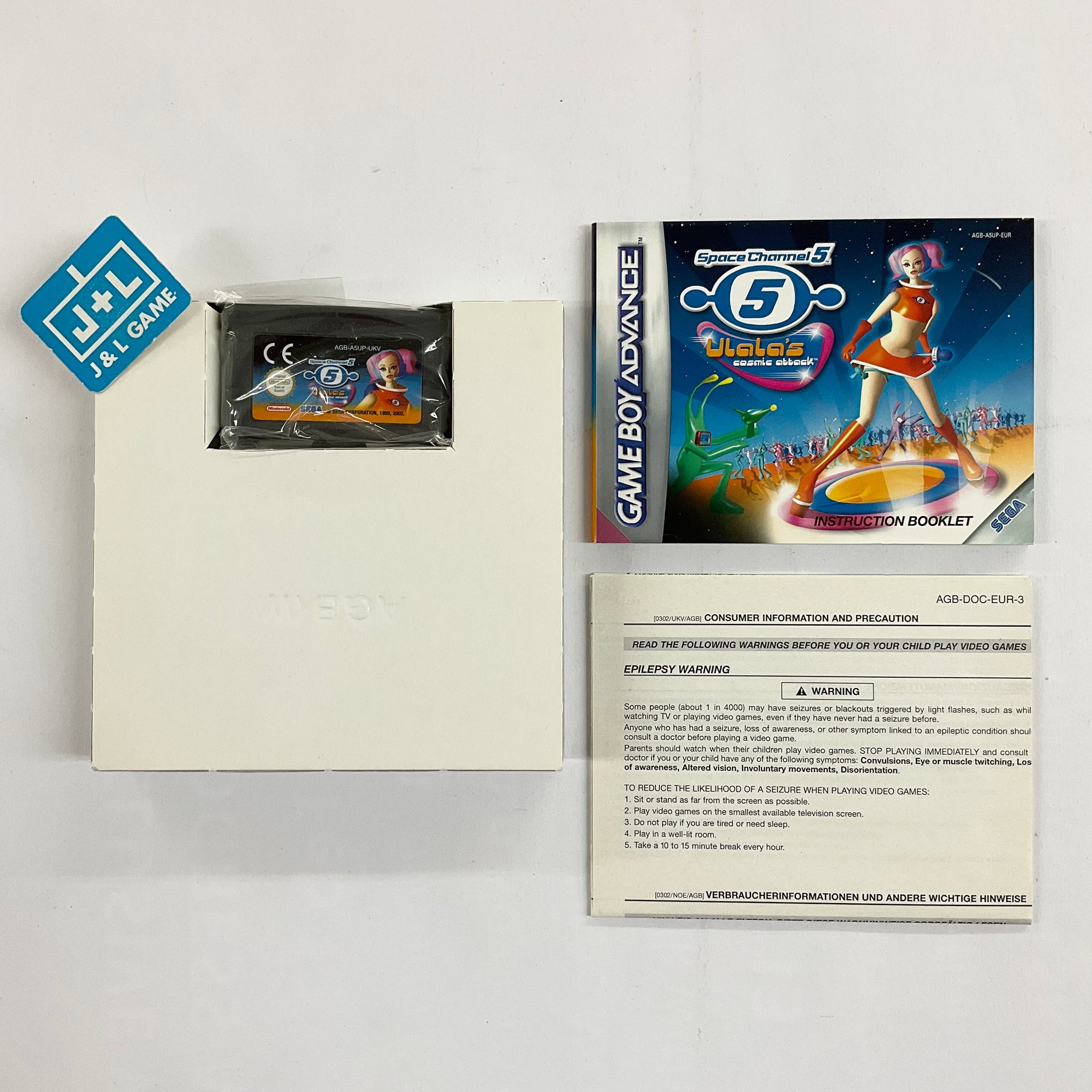 Space Channel 5: Ulala's Cosmic Attack - (GBA) Game Boy Advance [Pre-O ...