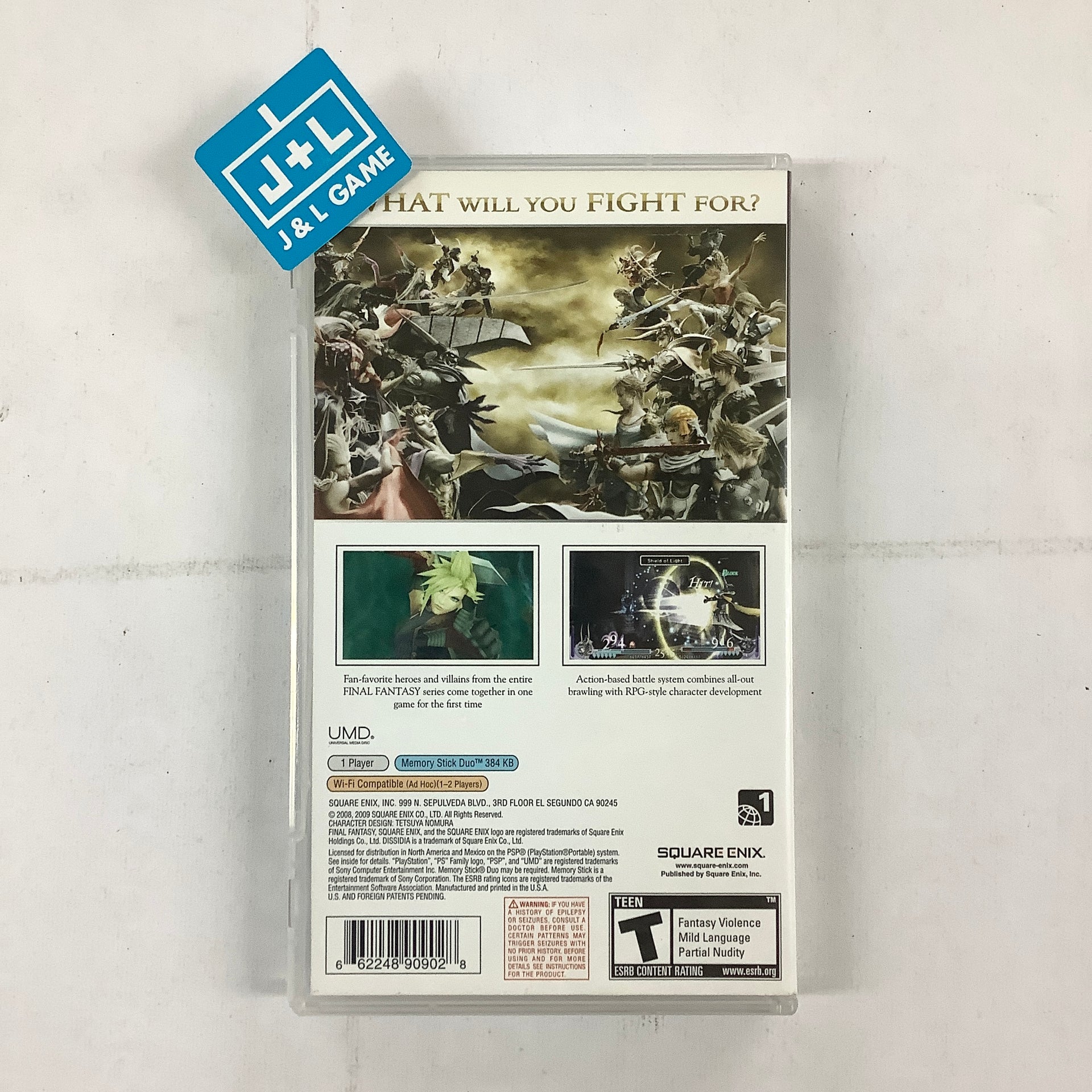 Dissidia: Final Fantasy - SONY PSP [Pre-Owned] | J&L Game