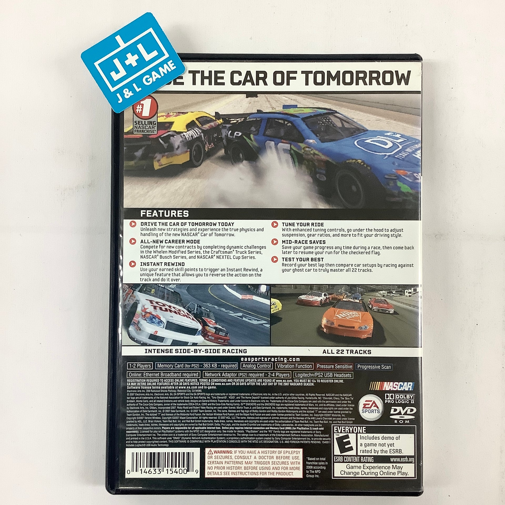 NASCAR 08 - (PS2) PlayStation 2 [Pre-Owned] | J&L Game