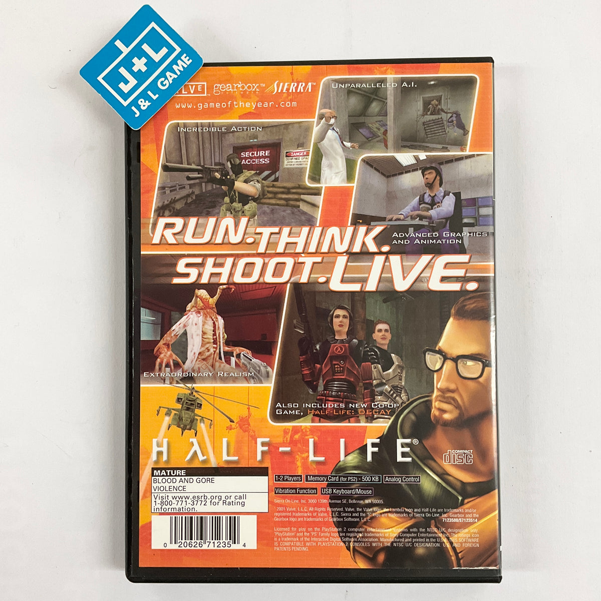 Half-Life - (PS2) PlayStation 2 [Pre-Owned] | J&L Game