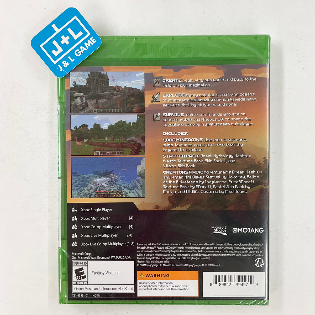 Minecraft Master Collection - (XB1) Xbox One | J&L Game