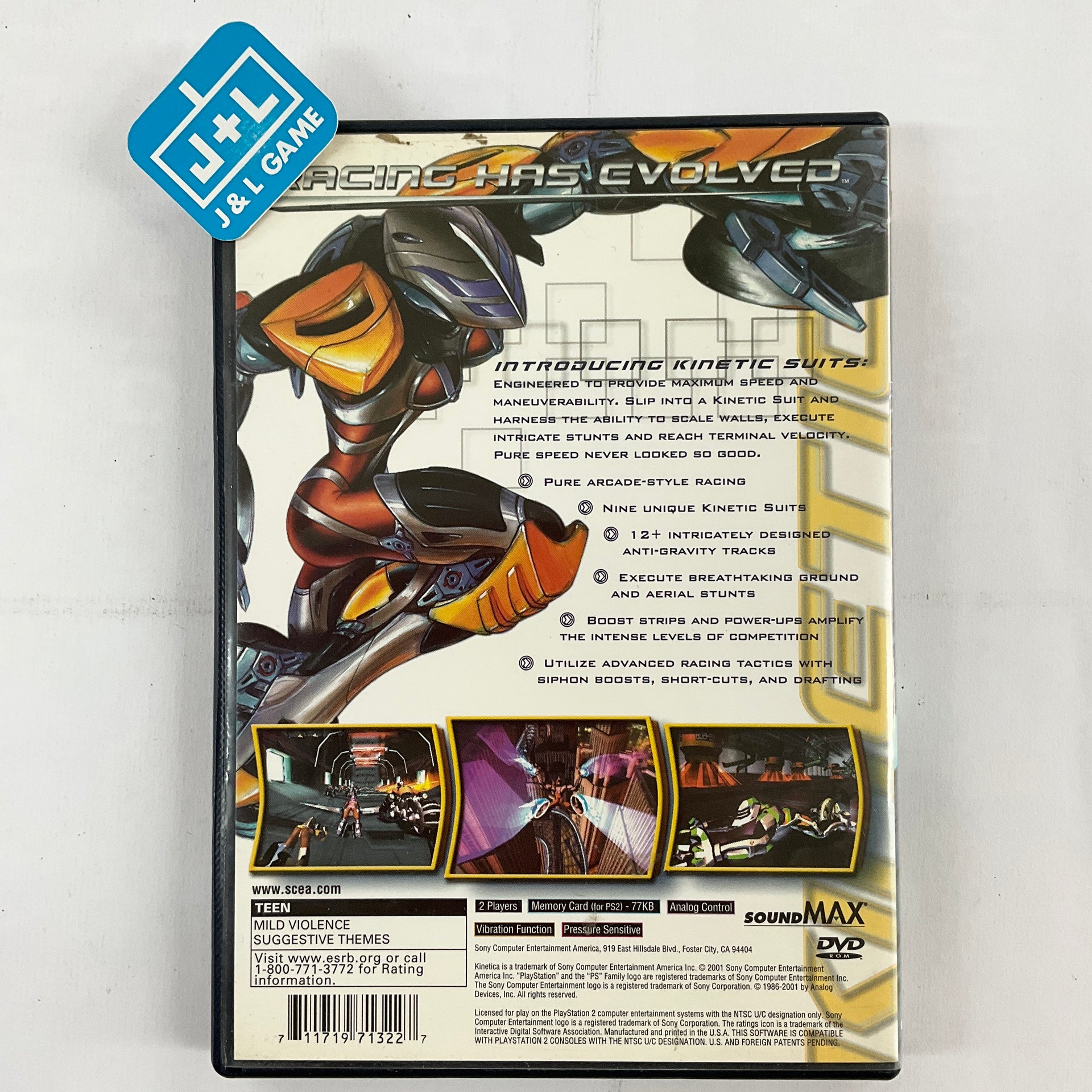 Kinetica - (PS2) PlayStation 2 [Pre-Owned] | J&L Game