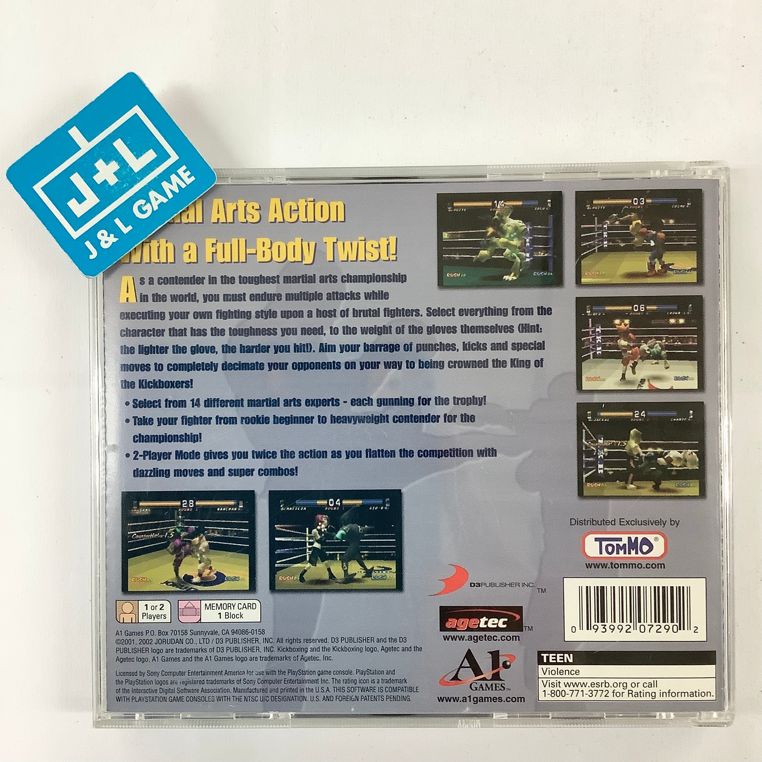 Kickboxing - (PS1) PlayStation 1 [Pre-Owned] | J&L Game