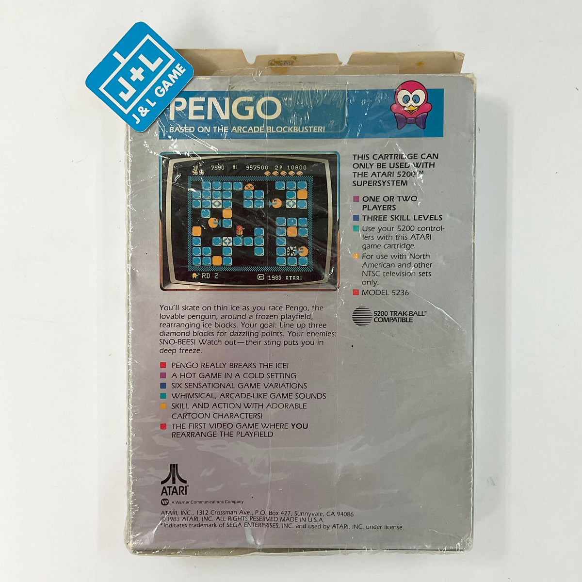 Pengo - (A52) Atari 5200 [Pre-Owned] | J&L Game