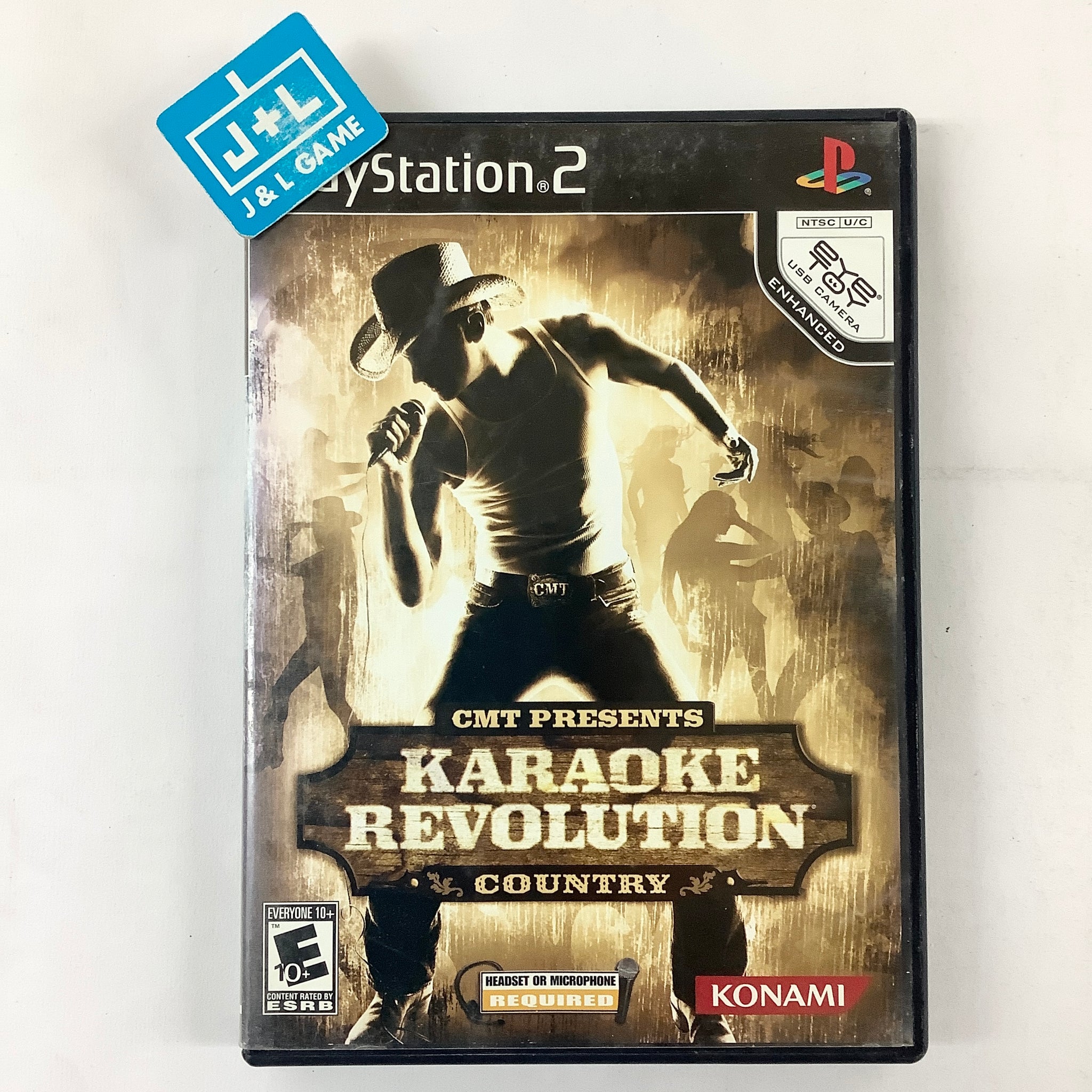 Karaoke Revolution Country - (PS2) PlayStation 2 [Pre-Owned] – J&L ...
