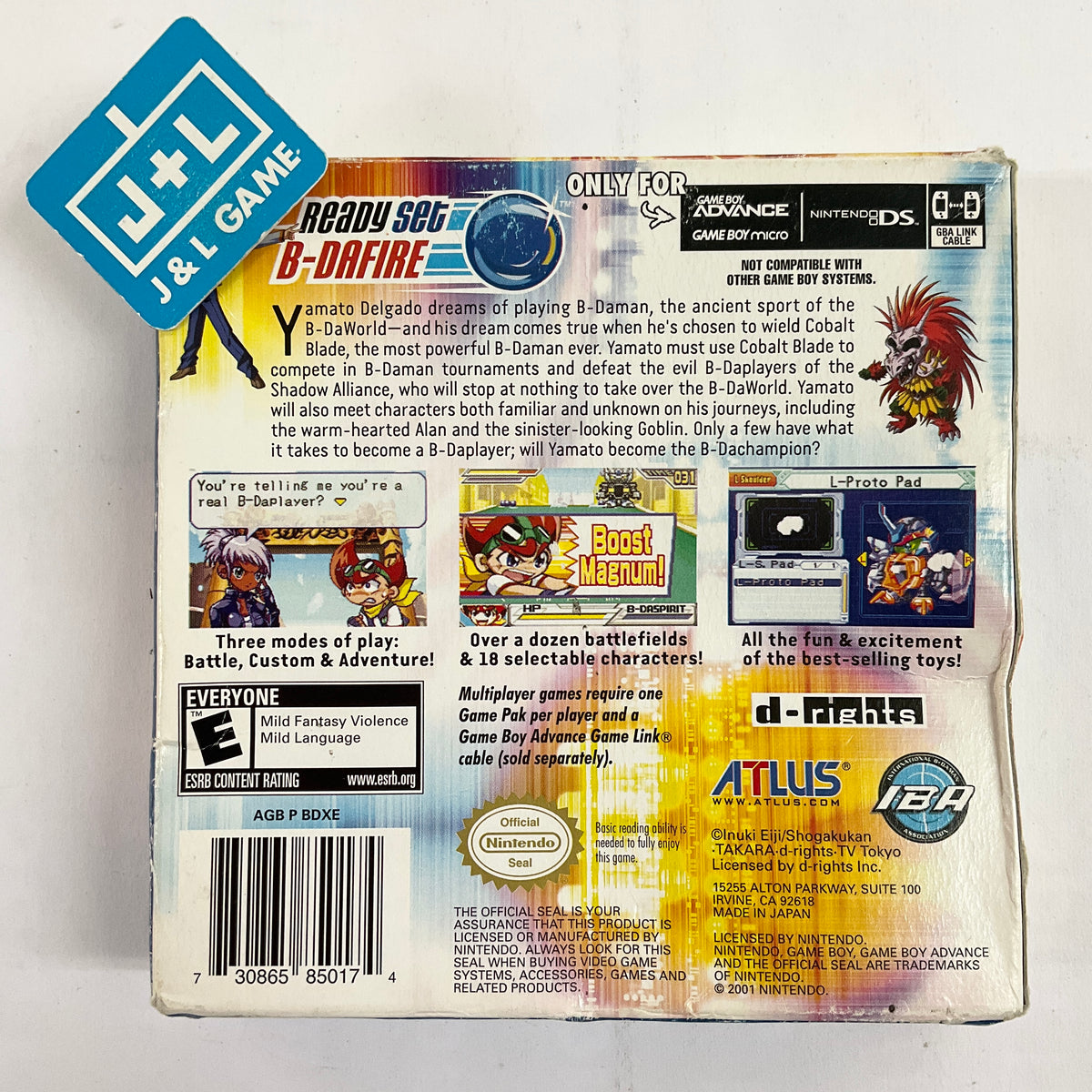 Battle B-Daman - (GBA) Game Boy Advance [Pre-Owned] | J&L Game