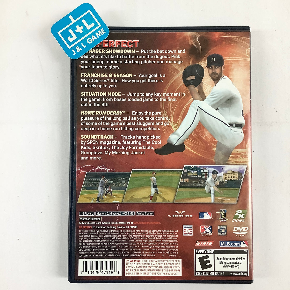 Major League Baseball 2K12 - (PS2) PlayStation 2 [Pre-Owned] | J&L Game