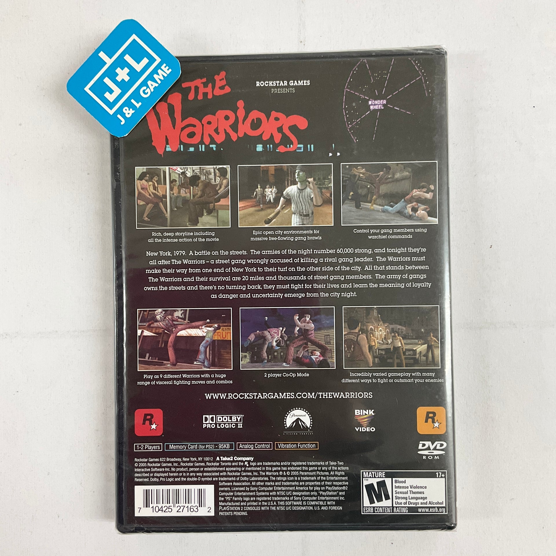 The Warriors - (PS2) PlayStation 2 | J&L Game