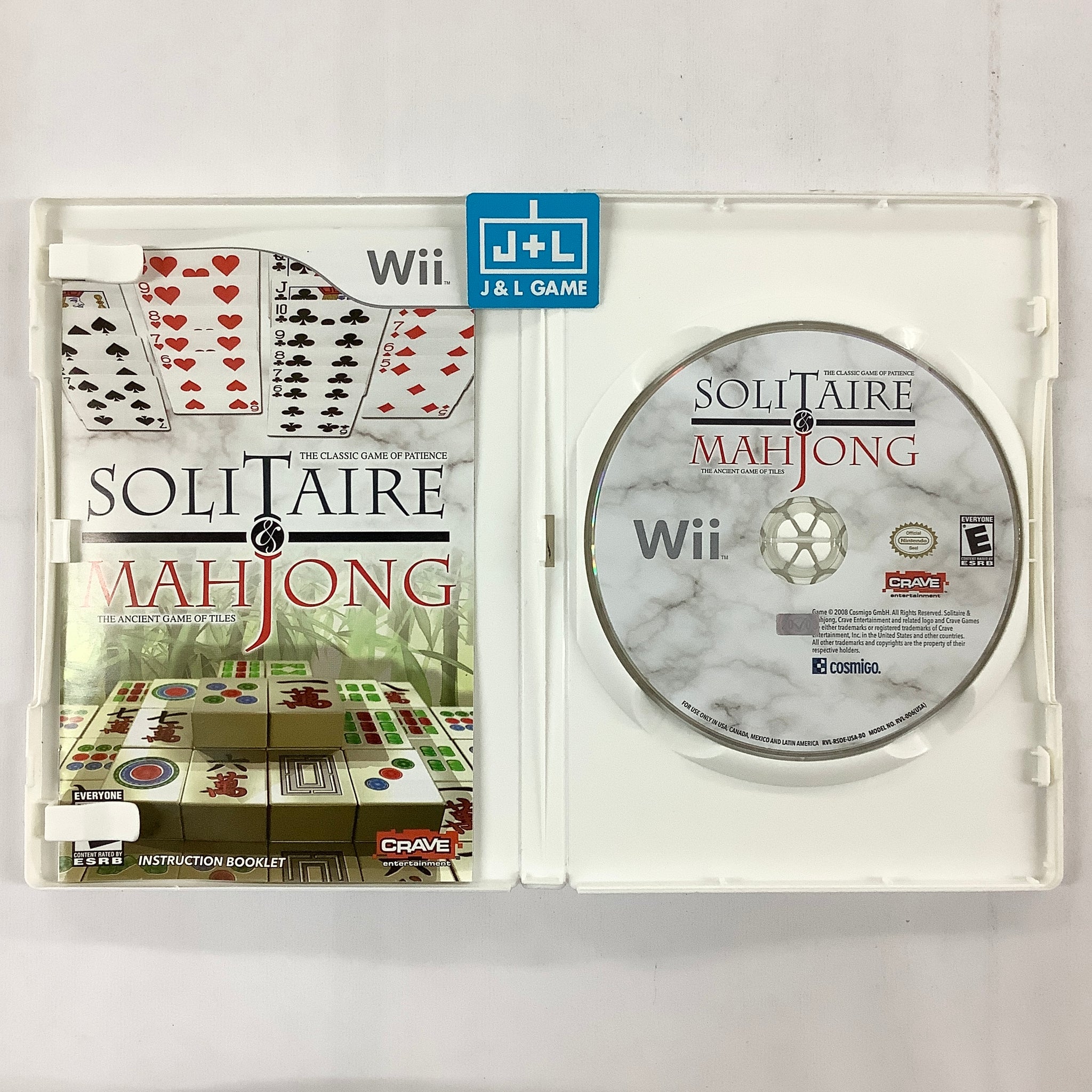 Solitaire & Mahjong - Nintendo Wii [Pre-Owned] – J&L Video Games New York City