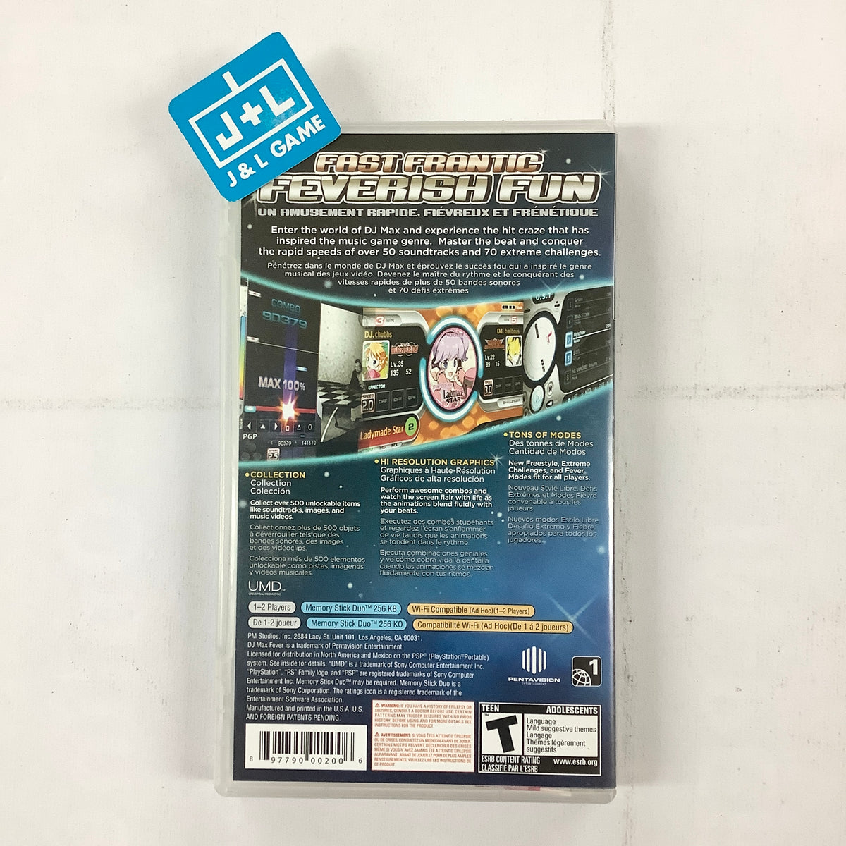 DJ Max Fever - Sony PSP [Pre-Owned] | J&L Game