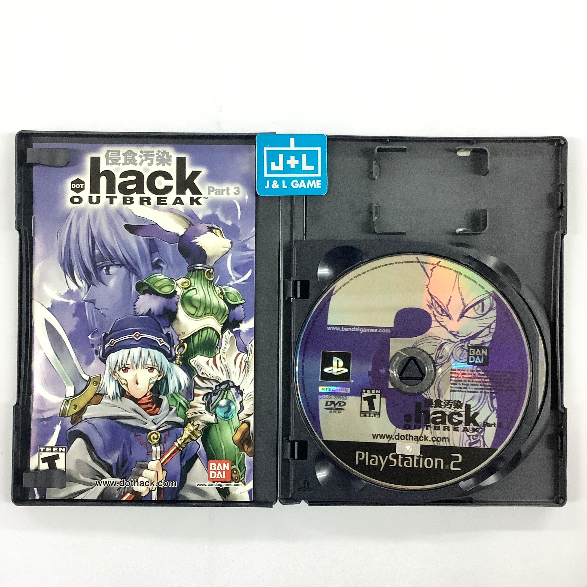 .hack//Part 3: Outbreak - (PS2) PlayStation 2 [Pre-Owned] – J&L Video ...