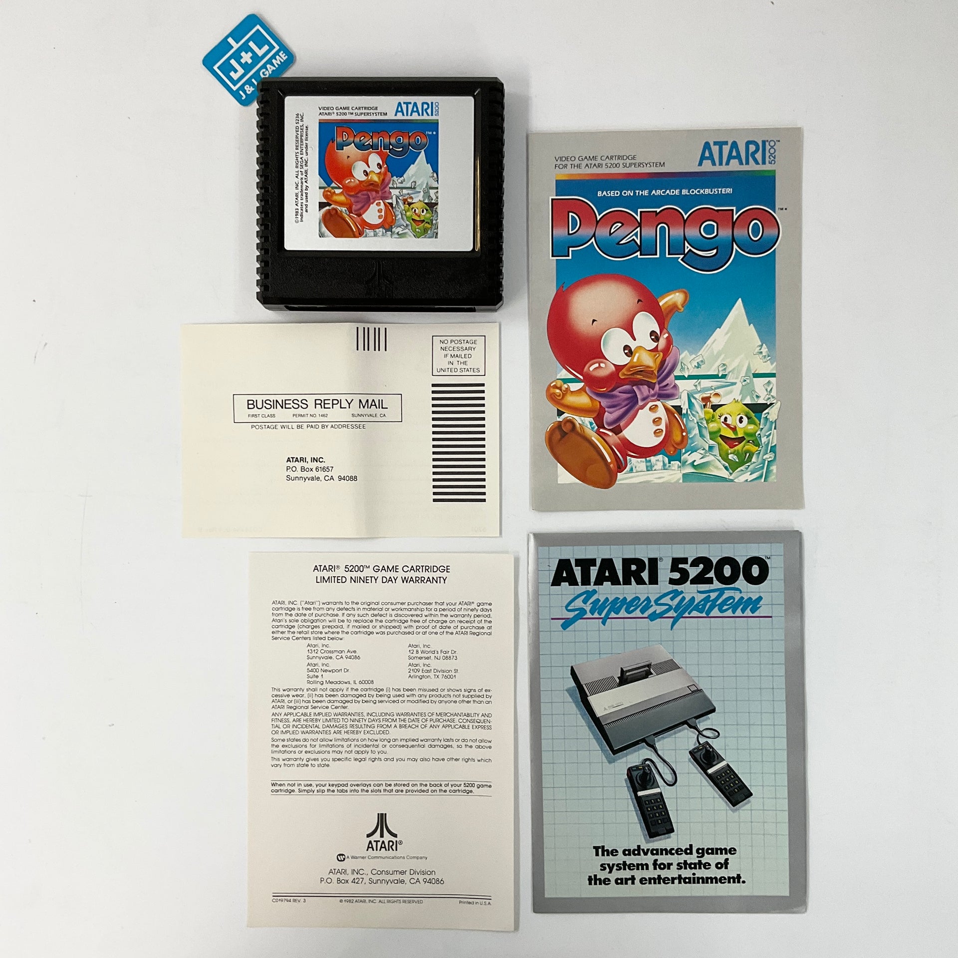Pengo - (A52) Atari 5200 [Pre-Owned] | J&L Game