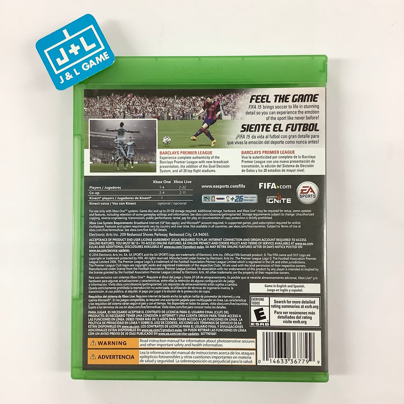 FIFA 15 - (XB1) Xbox One [Pre-Owned] | J&L Game