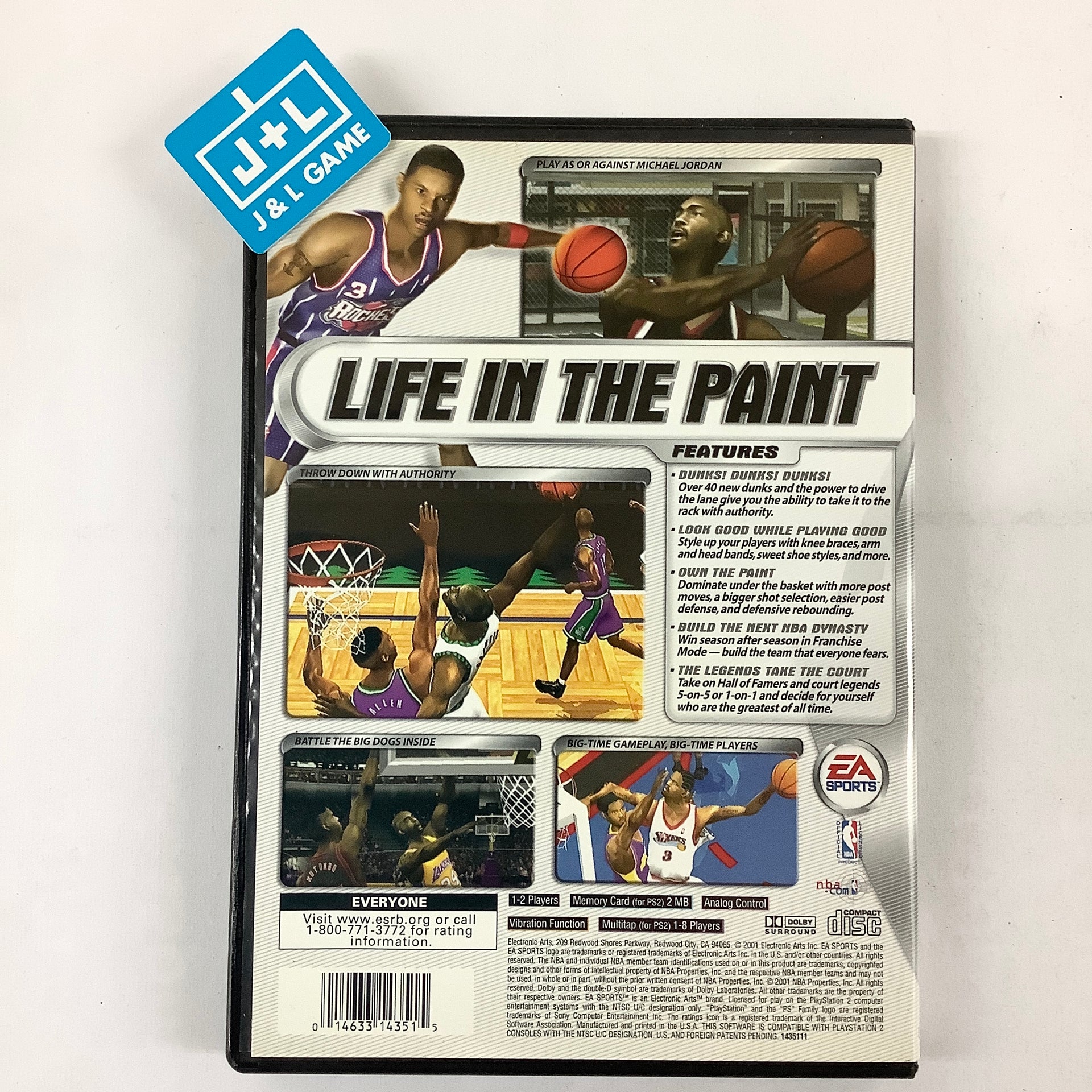 NBA Live 2002 - (PS2) PlayStation 2 [Pre-Owned] | J&L Game