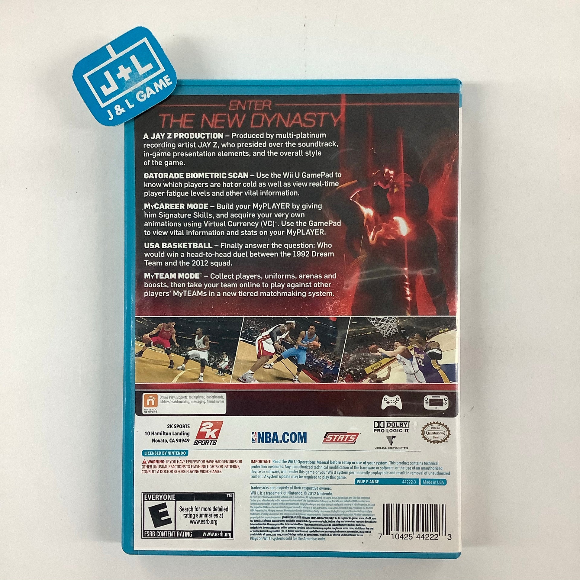 NBA 2K13 - Nintendo Wii U [Pre-Owned] | J&L Game