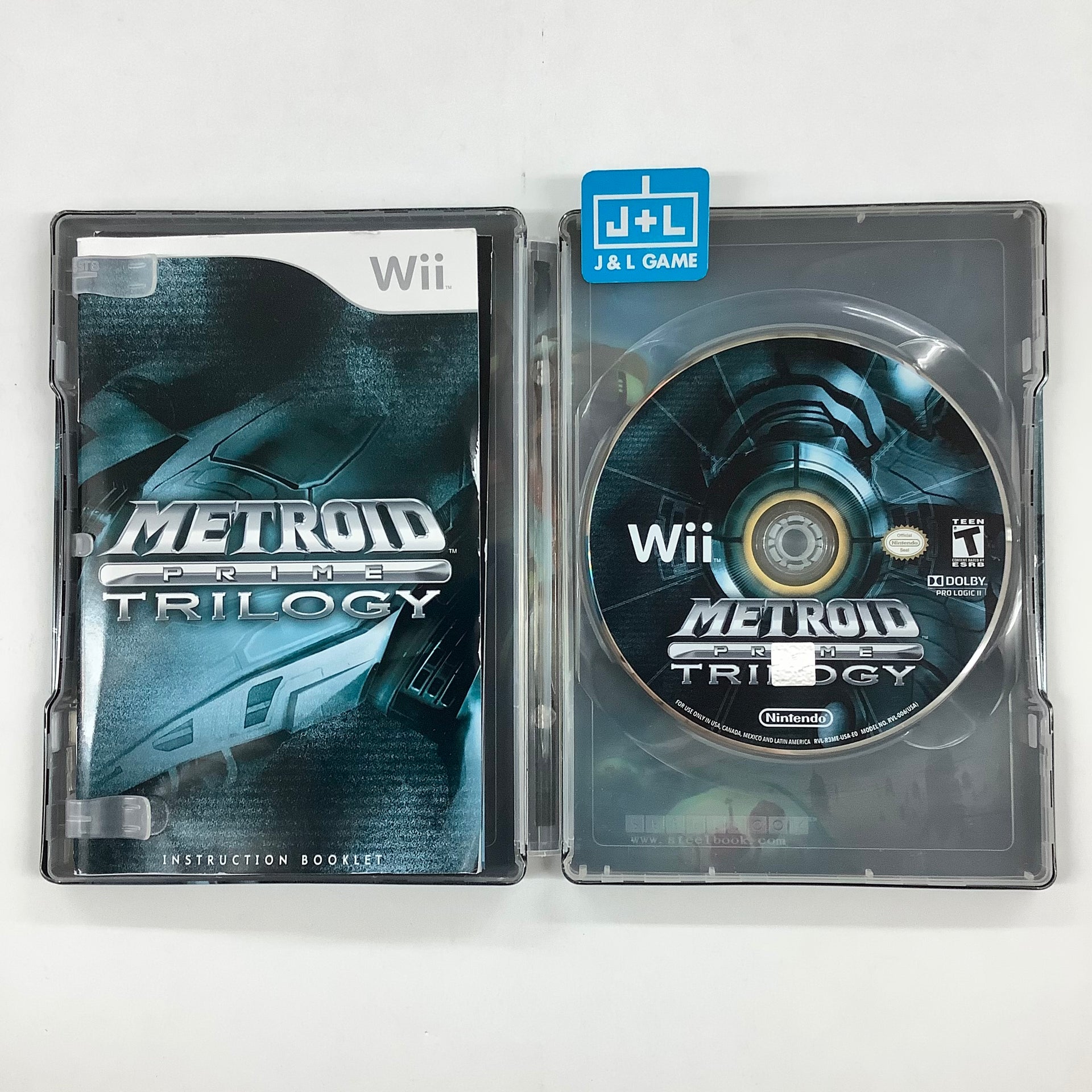 Metroid Prime Trilogy (Collector's Edition) - Nintendo Wii [Pre-Owned ...