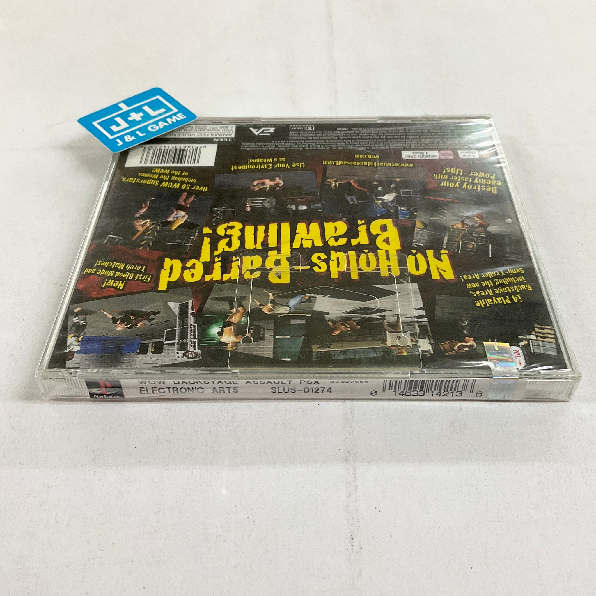 WCW Backstage Assault - (PS1) Playstation 1 – J&L Video Games New York City