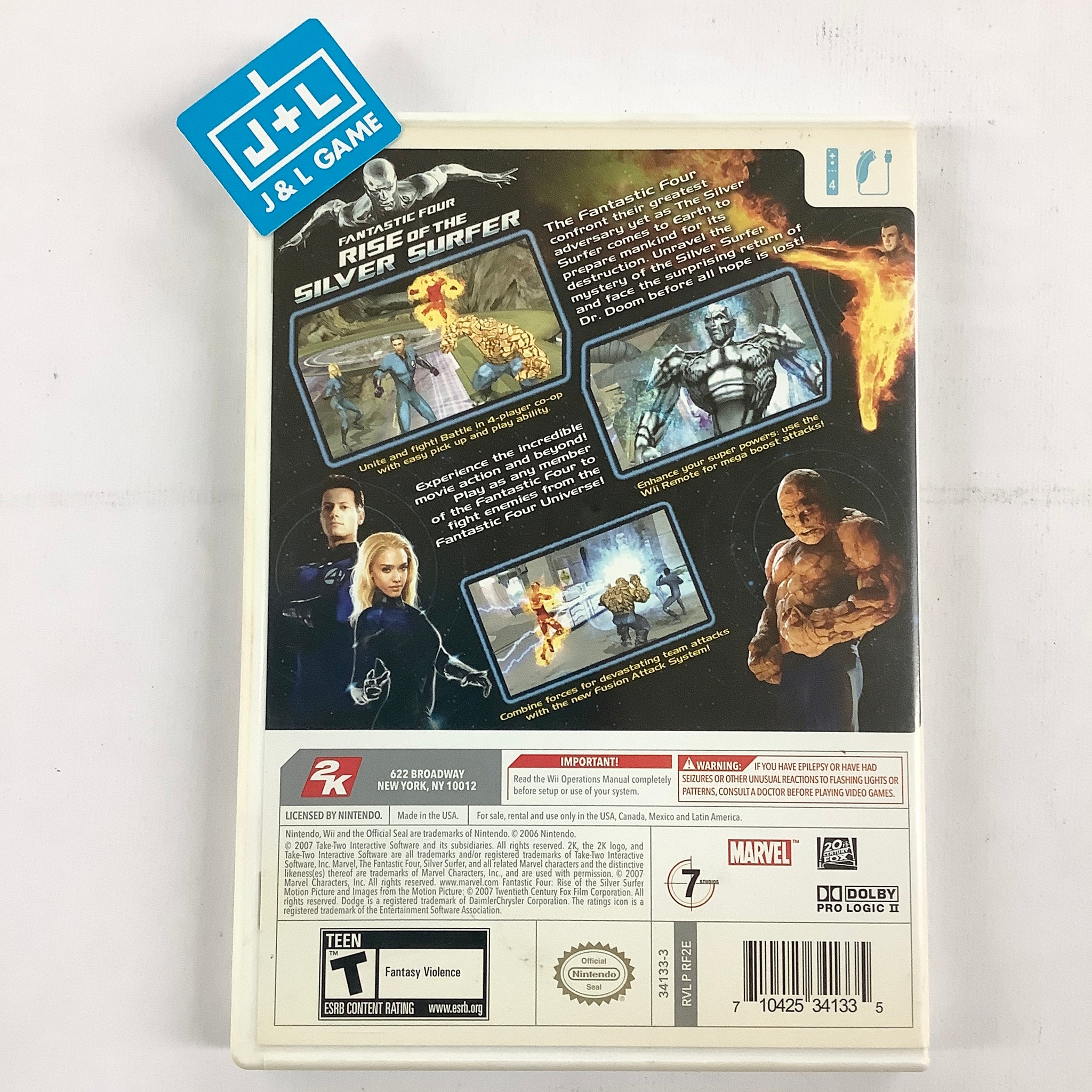 Fantastic Four: Rise of the Silver Surfer - Nintendo Wii [Pre-Owned ...