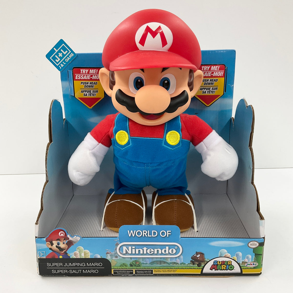World of Nintendo Super Jumping Mario - Toys | J&L Game