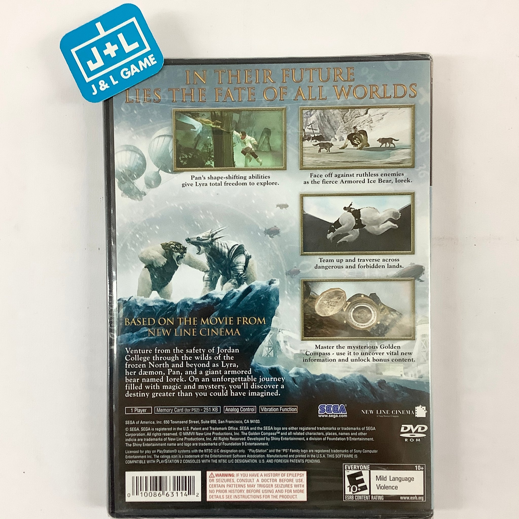 The Golden Compass - (PS2) PlayStation 2 – J&L Video Games New York City