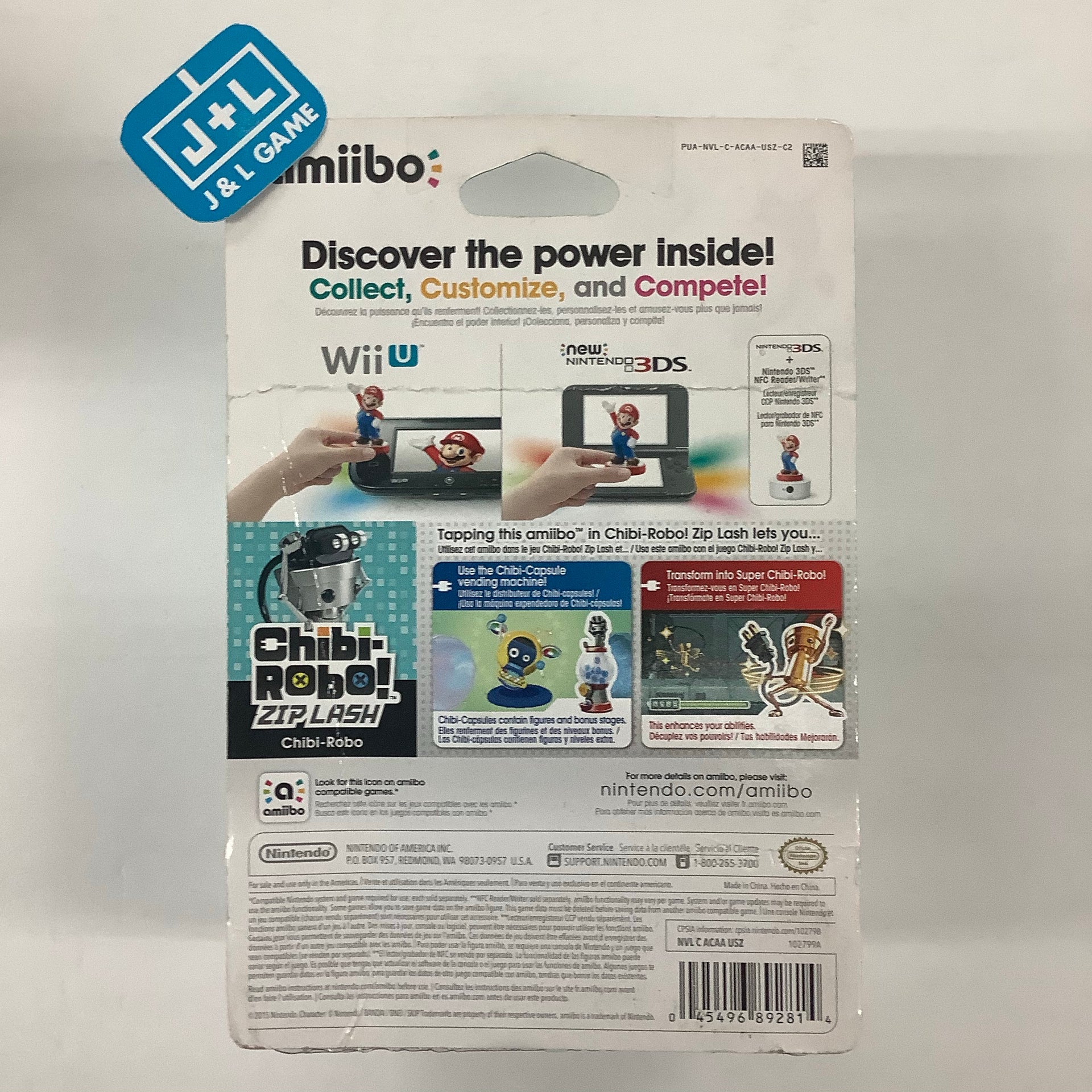 Chibi-Robo (Chibi-Robo series) - Nintendo 3DS Amiibo | J&L Game